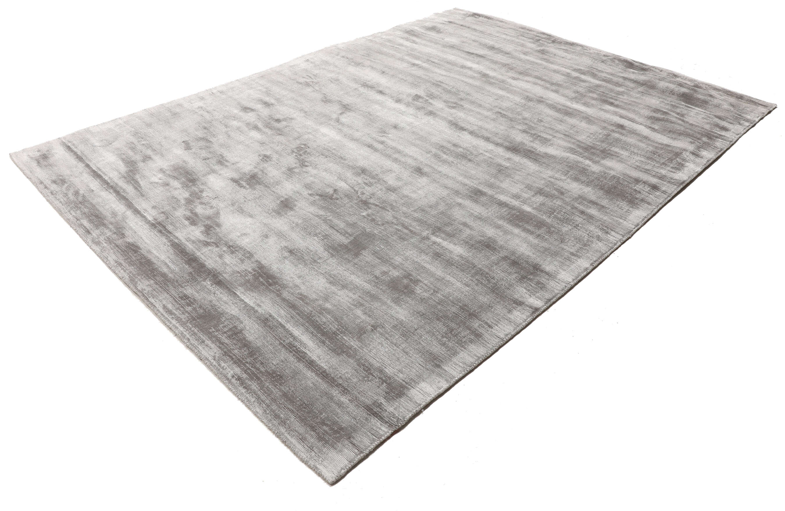Tribeca - Grey 300 x 400 cm Viscose Rug - Rugvista