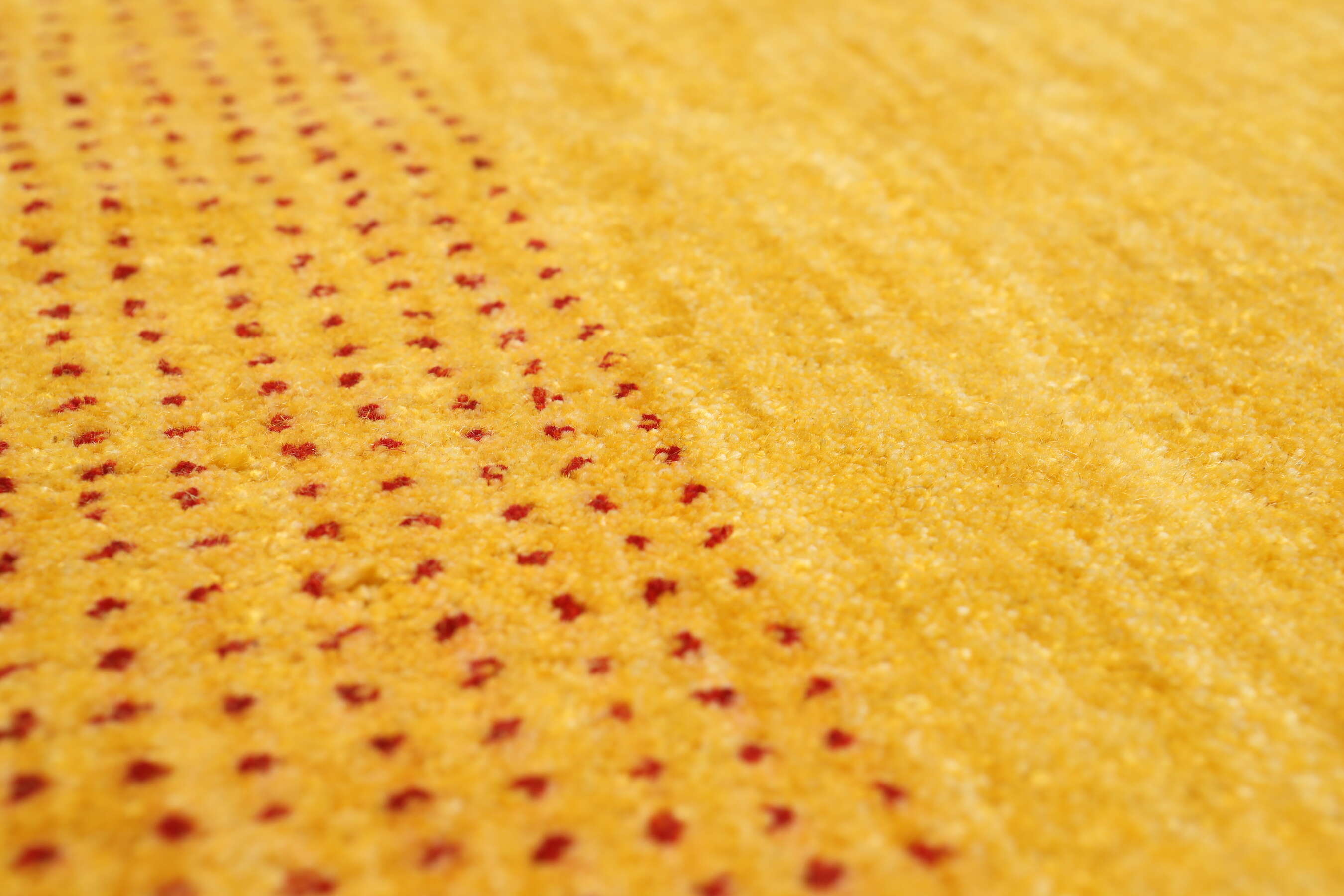 Handloom Gabba - Gold 200 x 200 cm Wool Rug - Rugvista