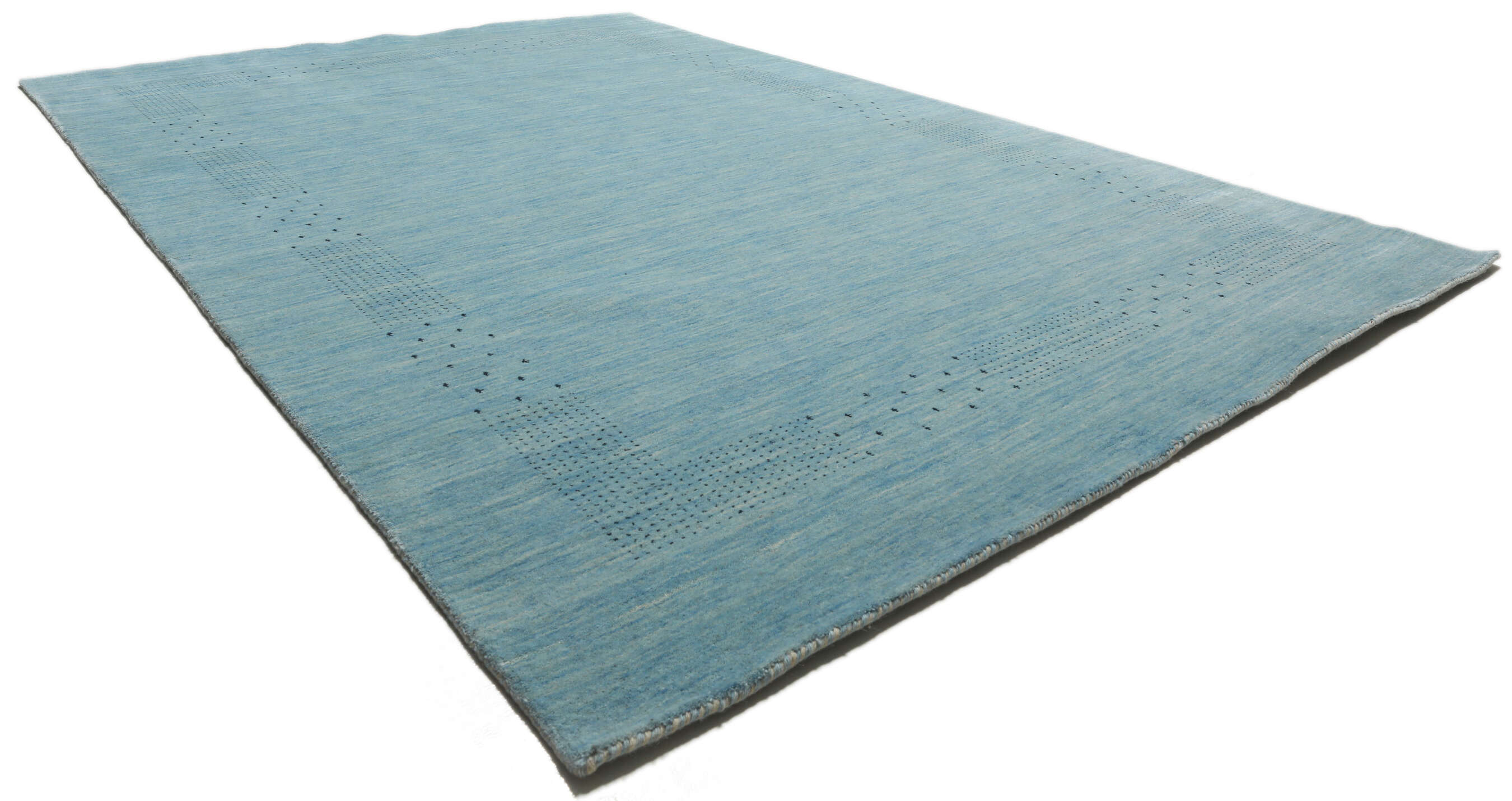 Loribaf Loom Fine Beta - Light Blue 160 x 230 cm Wool Rug - Rugvista