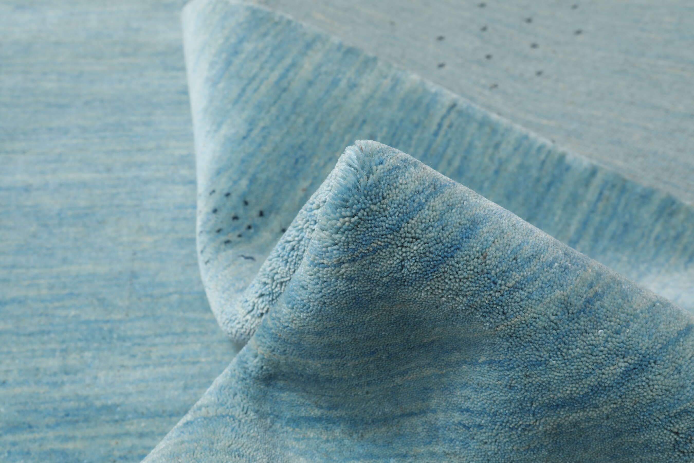 Loribaf Loom Fine Beta - Light Blue 160 x 230 cm Wool Rug - Rugvista