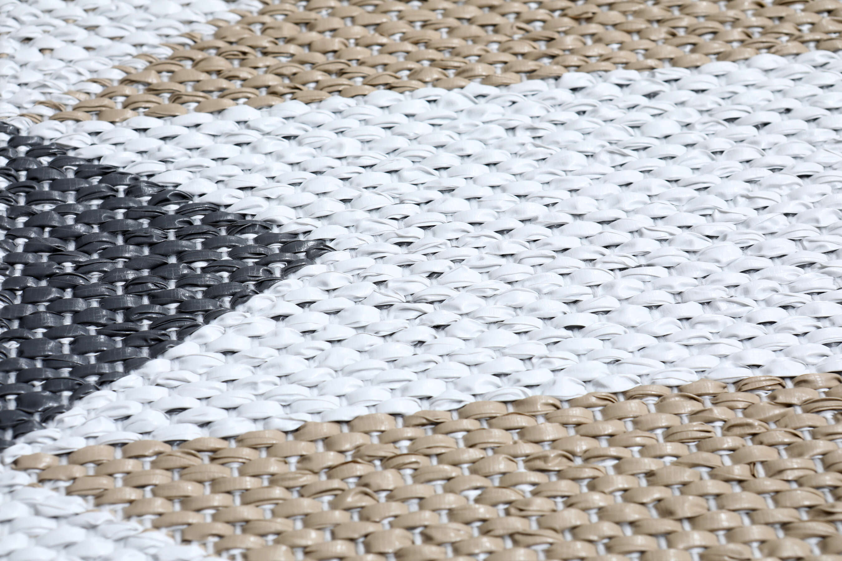 Circus - Beige, Runner 70 x 300 cm Plastic Rug - Rugvista