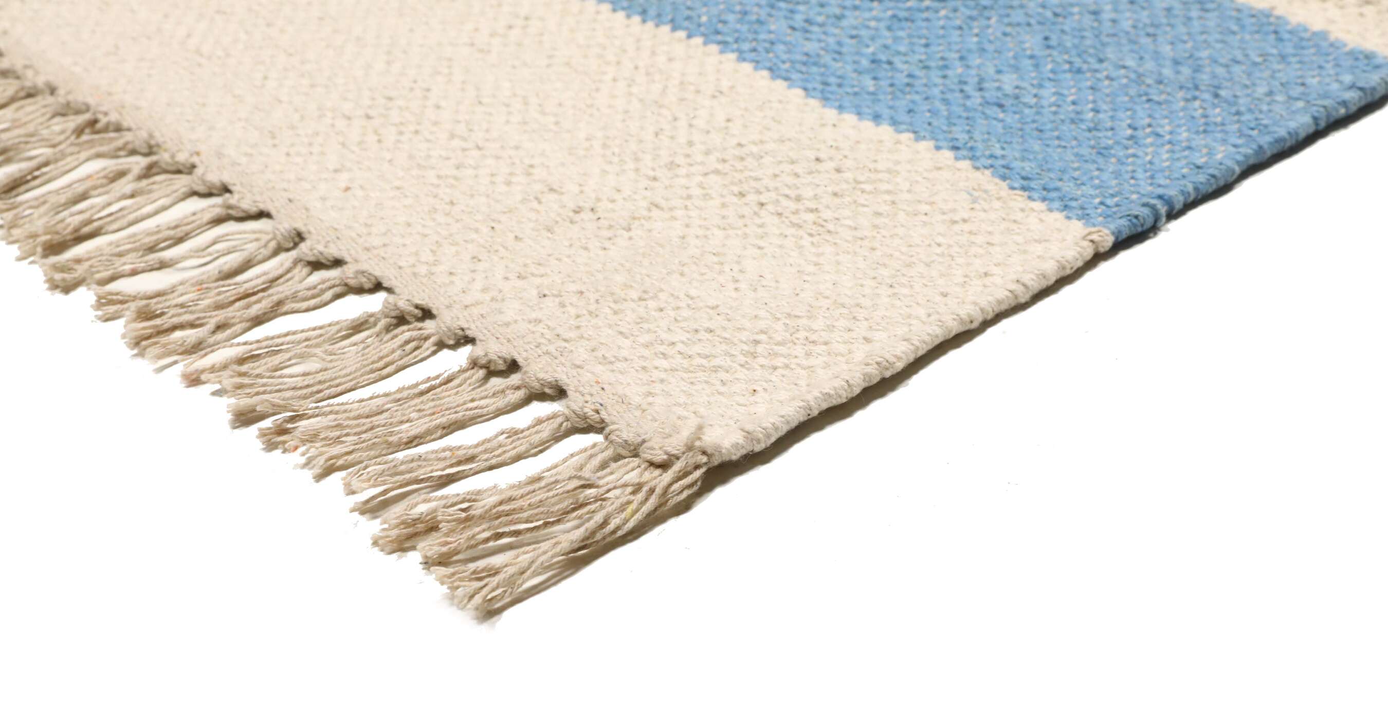 Rugvista Essential - Cotton stripe - Light Blue 160 x 230 cm Cotton Rug ...