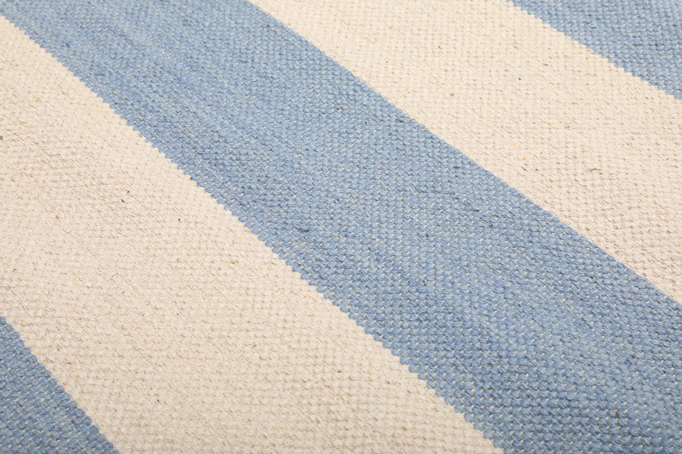 Rugvista Essential - Cotton stripe - Light Blue, Runner 80 x 300 cm ...