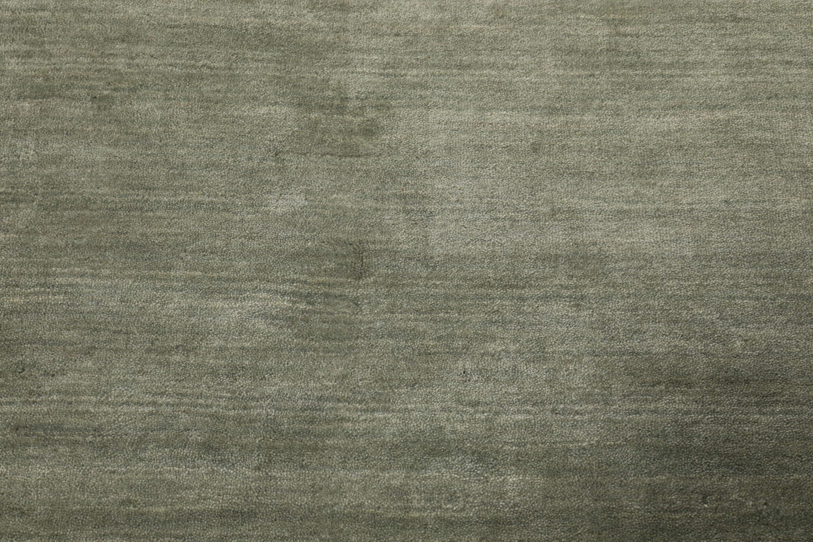 Handloom - Light Green, Round Ø 200 cm Wool Rug - Rugvista