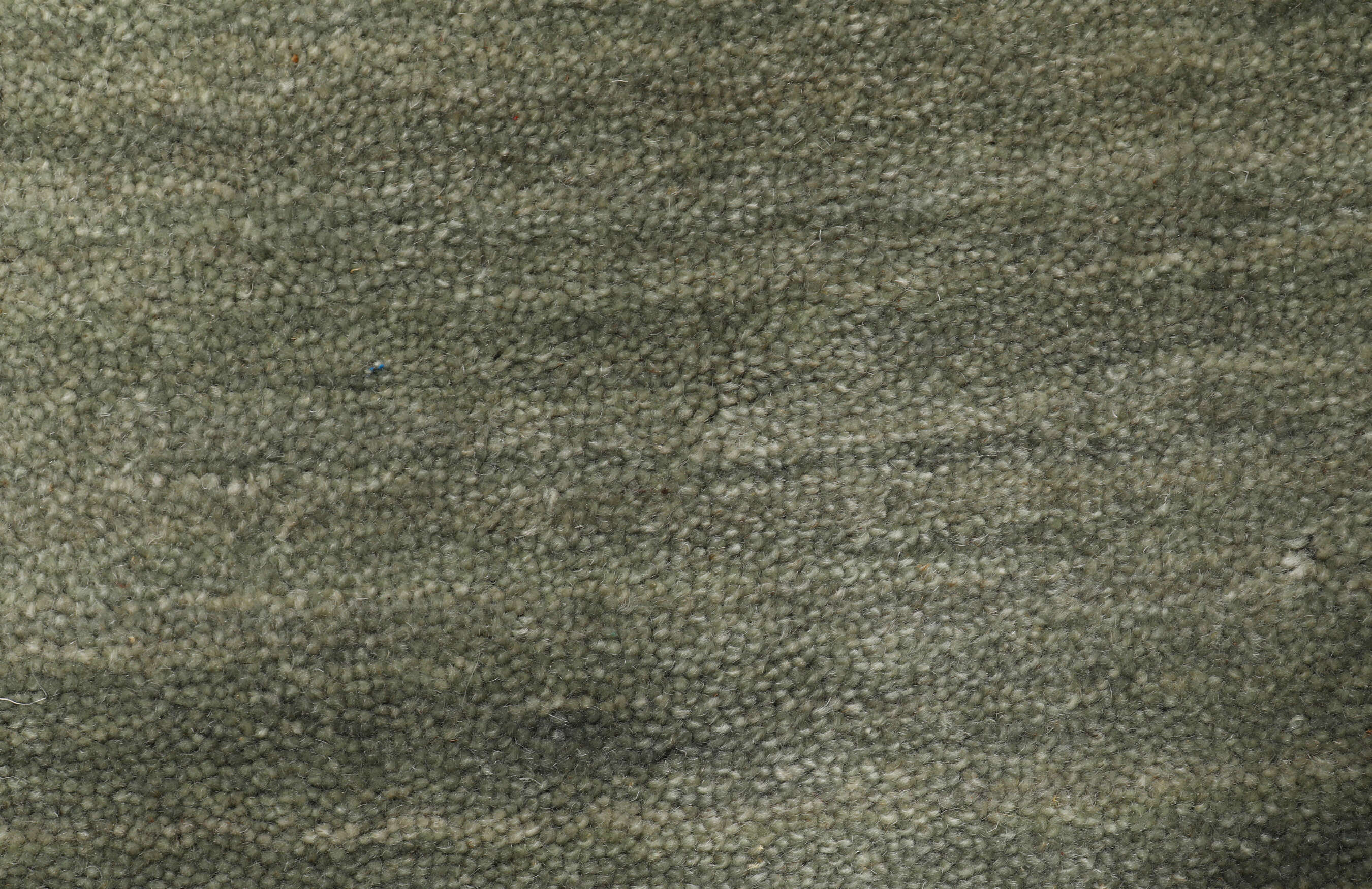 Handloom - Light Green, Round Ø 200 cm Wool Rug - Rugvista