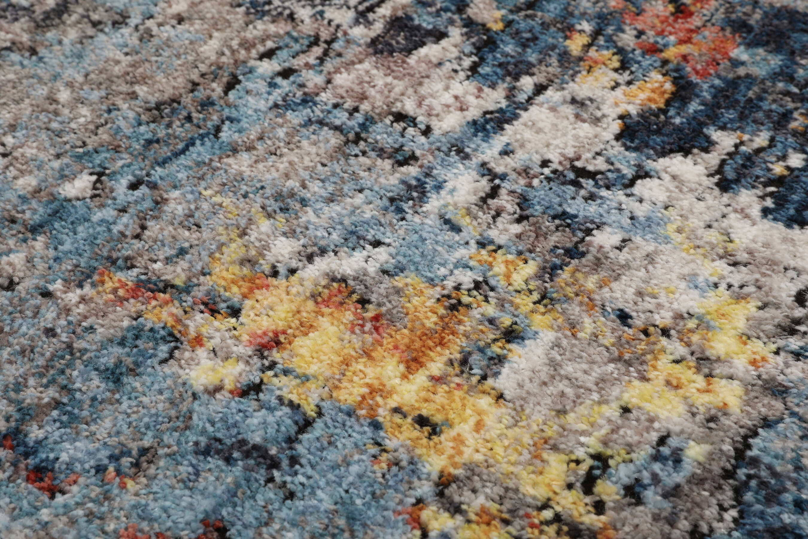 Lorentz - Grey / Multicolor, Runner 80 x 250 cm Rug - Rugvista