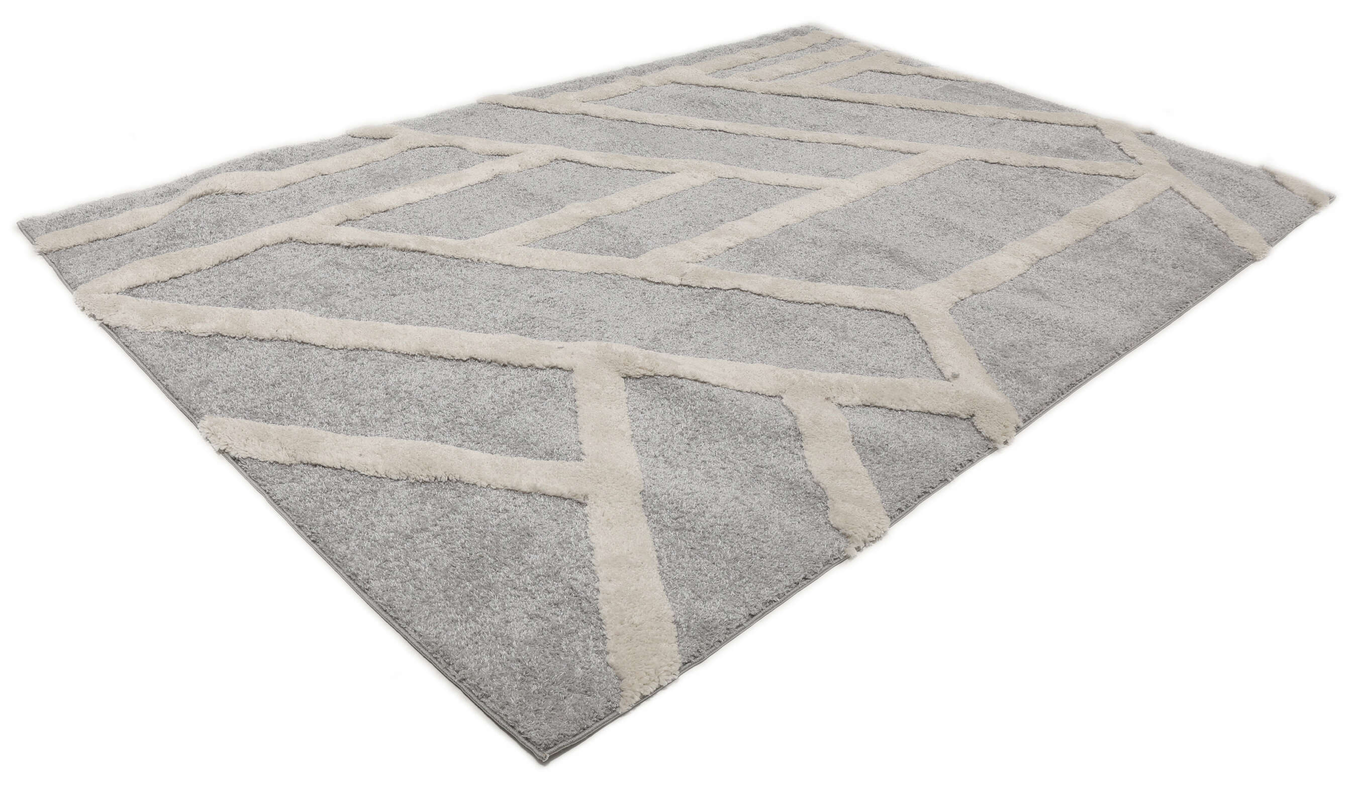 Scarpa - Grey / Off White 240 x 340 cm Rug - Rugvista