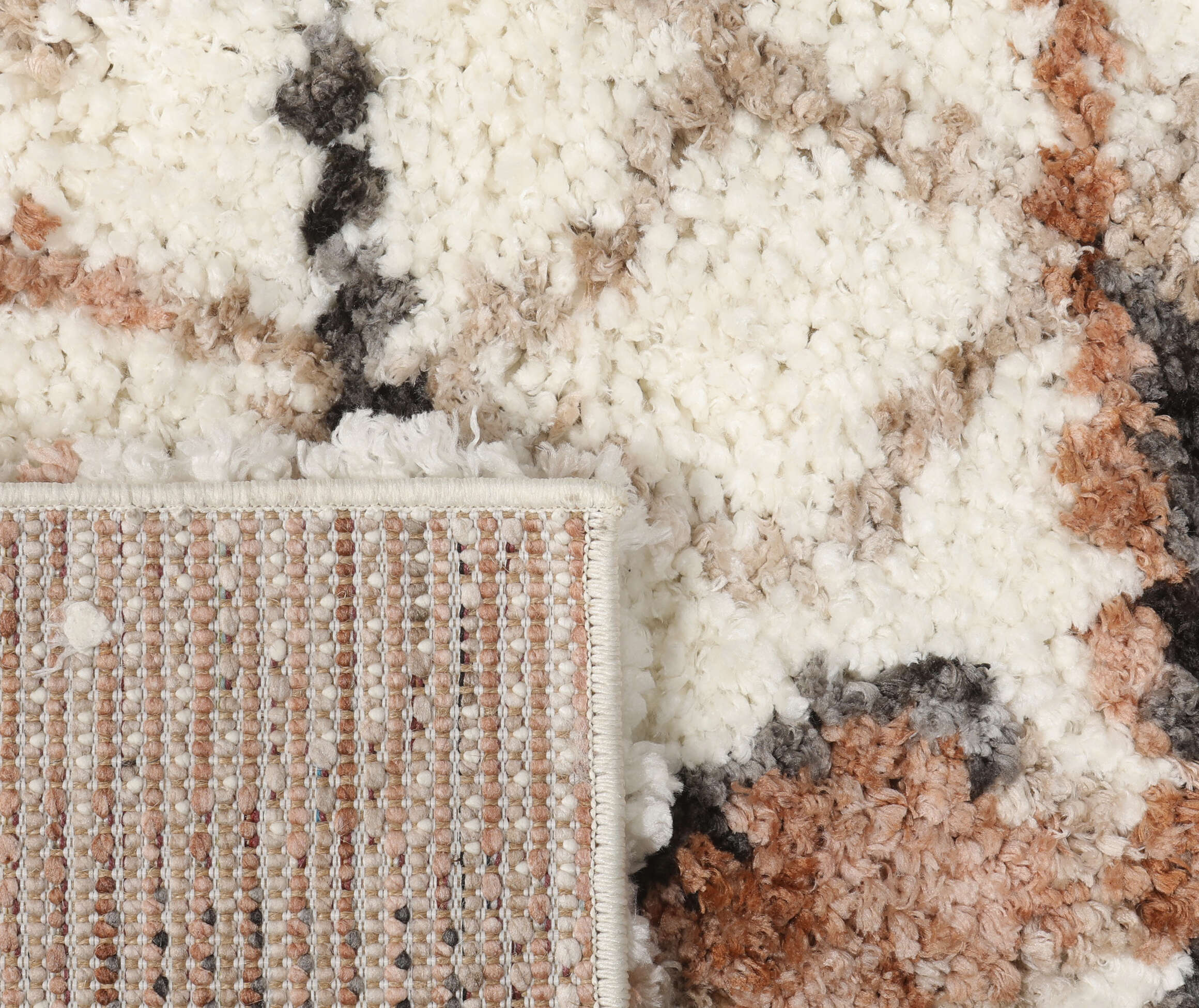 Salma Ultra - Terracotta / Dark Grey 240 x 340 cm Rug - Rugvista