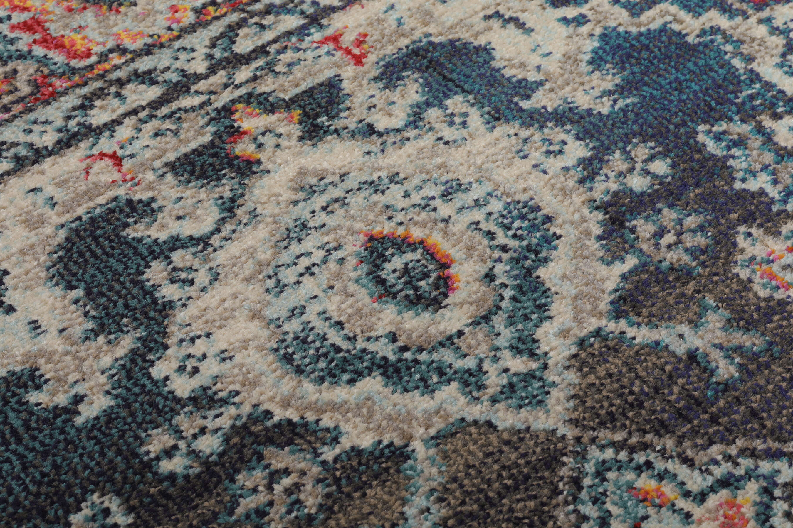 Rugvista Essential - Elnath - Dark Blue / Orange 200 x 300 cm Rug ...