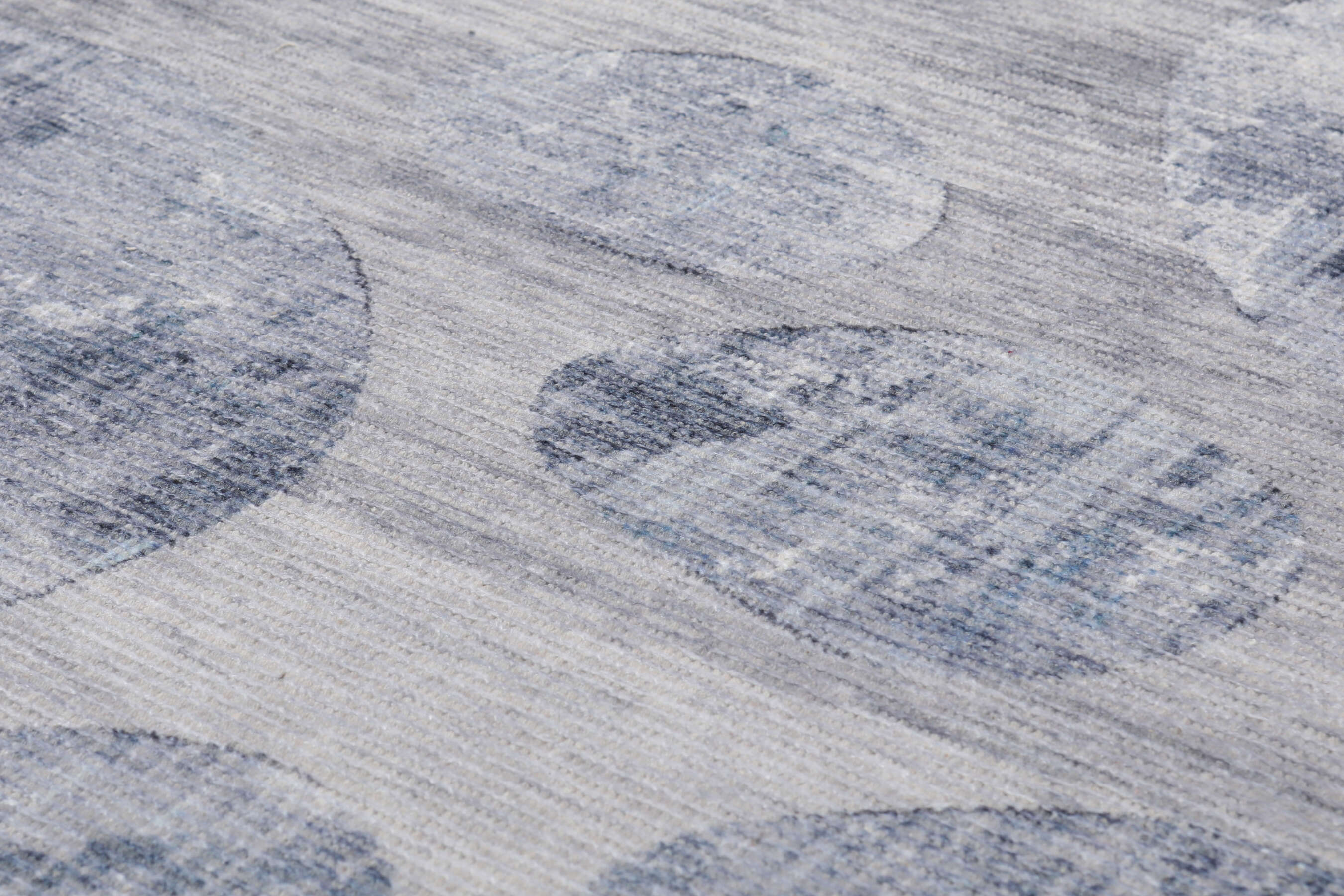 Rugvista Essential - Adele Modern - Grey / Blue, Round Ø 160 cm ...