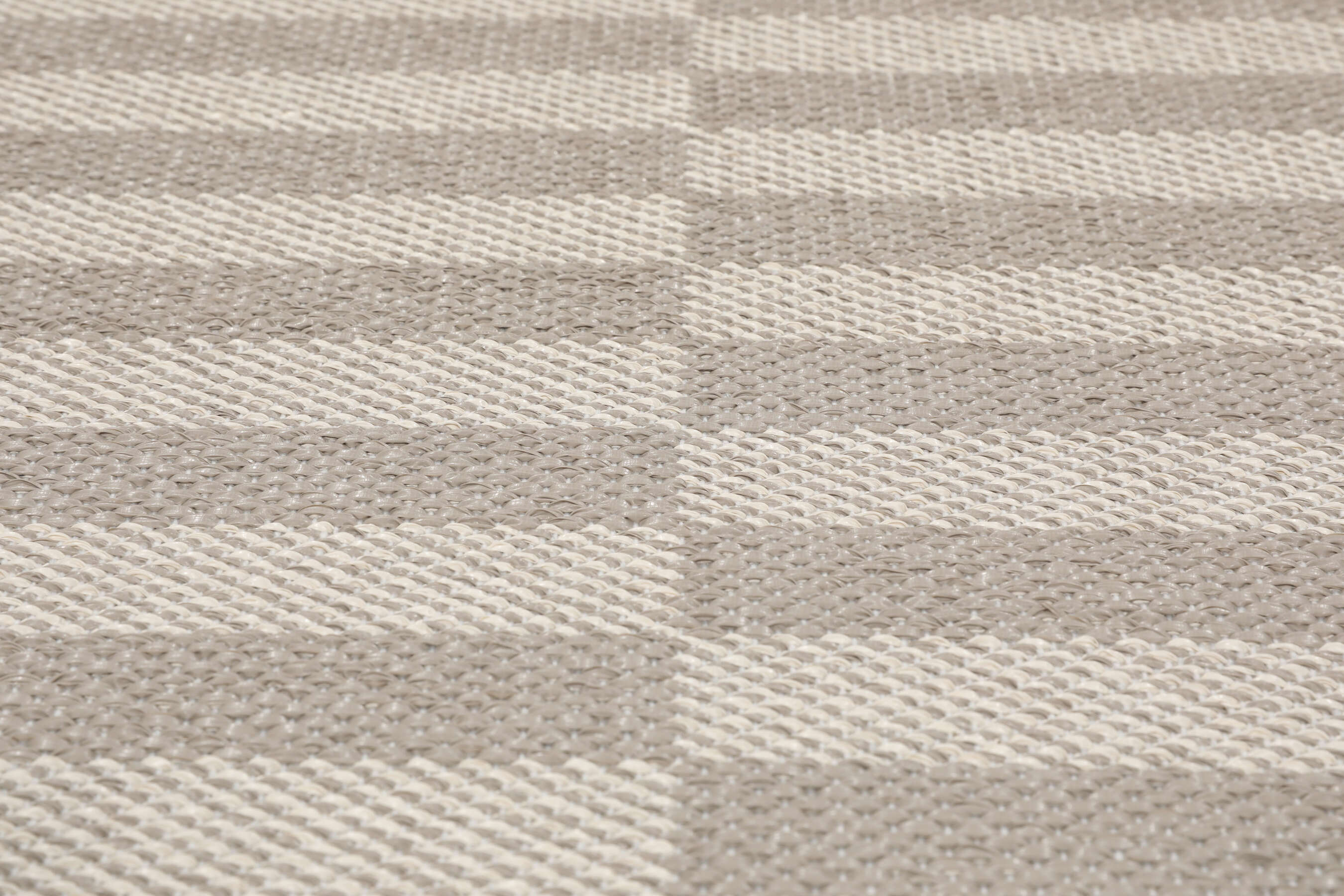 Lotta - Beige, Tapijtloper 70 x 300 cm Plastic Vloerkleed - Rugvista