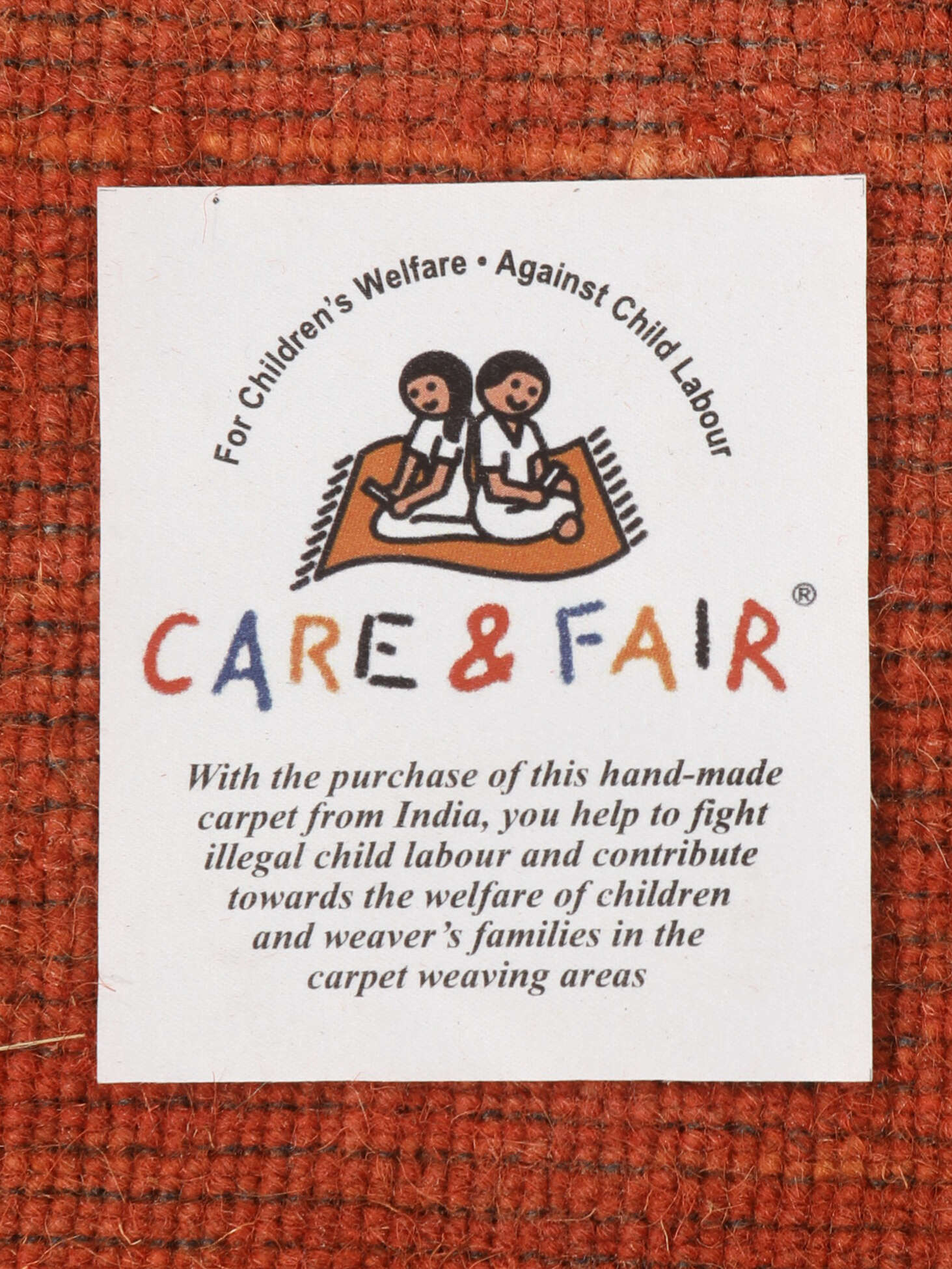 Handloom fringes - Red / Rust Red, Runner 80 x 300 cm Wool Rug - Rugvista