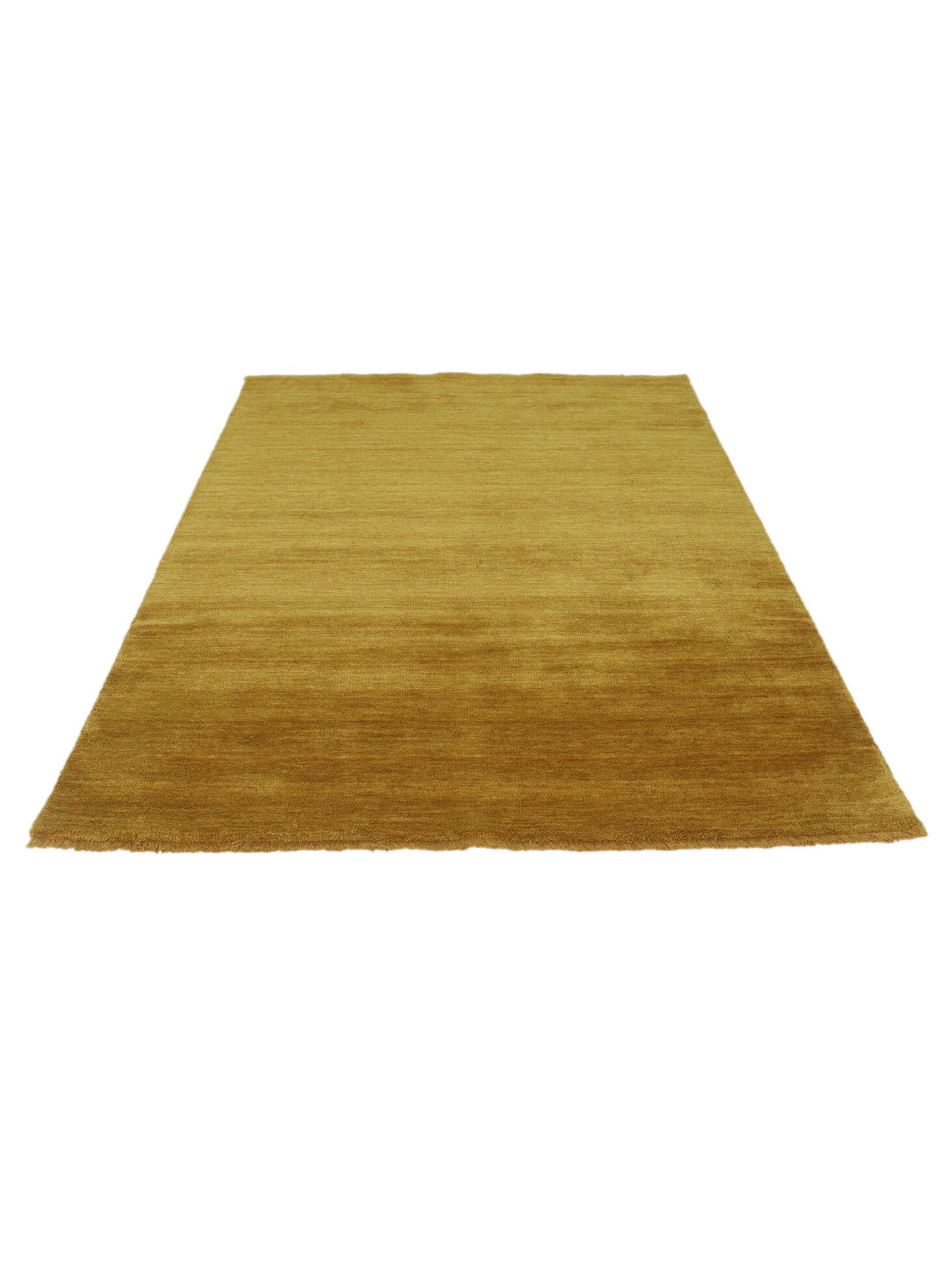 Handloom Fringes Senfgelb 200 X 300 Cm Wollteppich Rugvista Handloom Fringes Senfgelb 200 X 300 Cm Wollteppich Rugvista