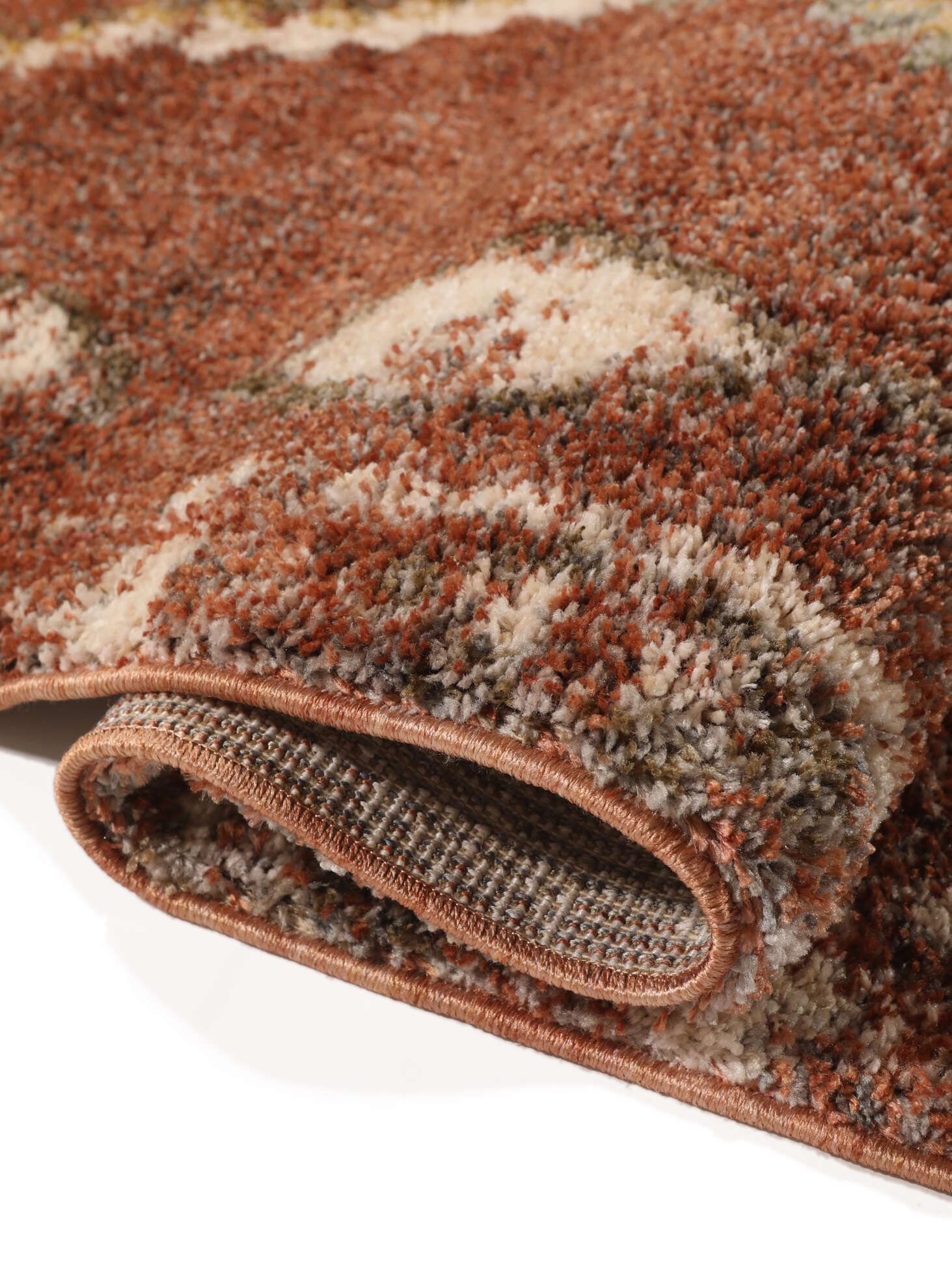 Tafra - Rust Red, Runner 100 x 250 cm Rug - Rugvista