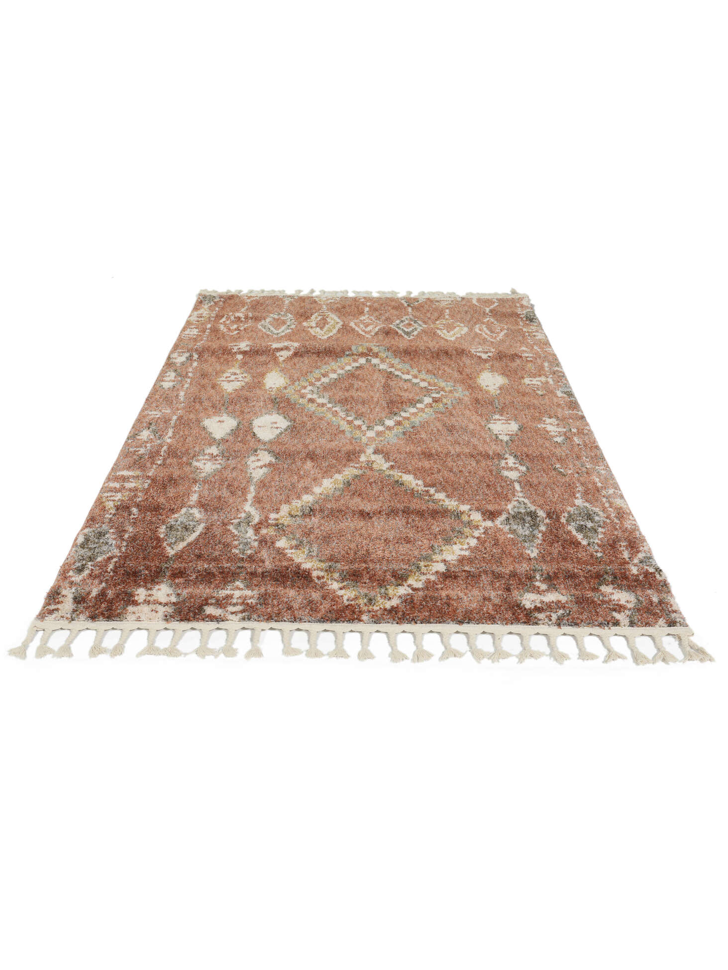 Tafra - Rust Red 140 x 200 cm Rug - Rugvista