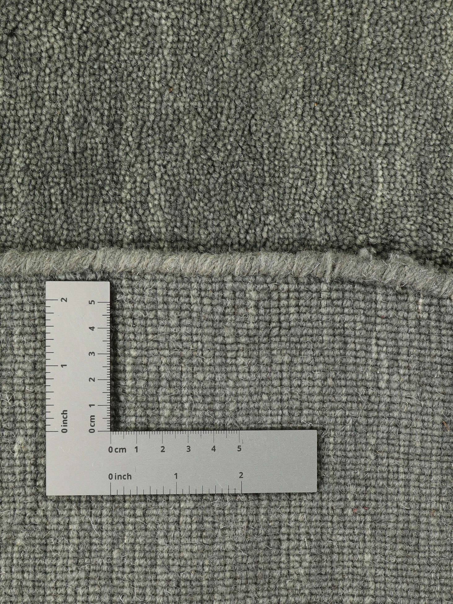 Handloom - Dark Grey, Round Ø 250 cm Wool Rug - Rugvista