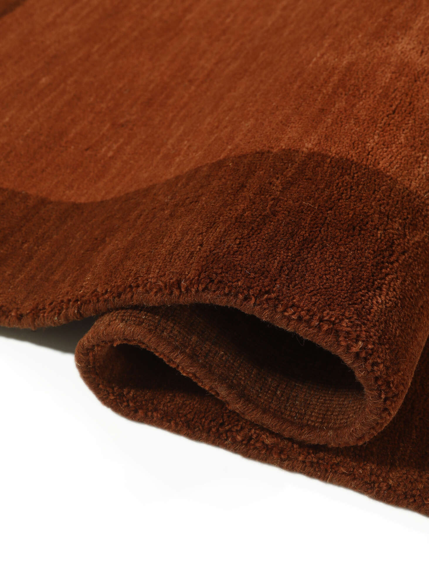 Handloom Frame - Rust Red 200 x 300 cm Wool Rug - Rugvista