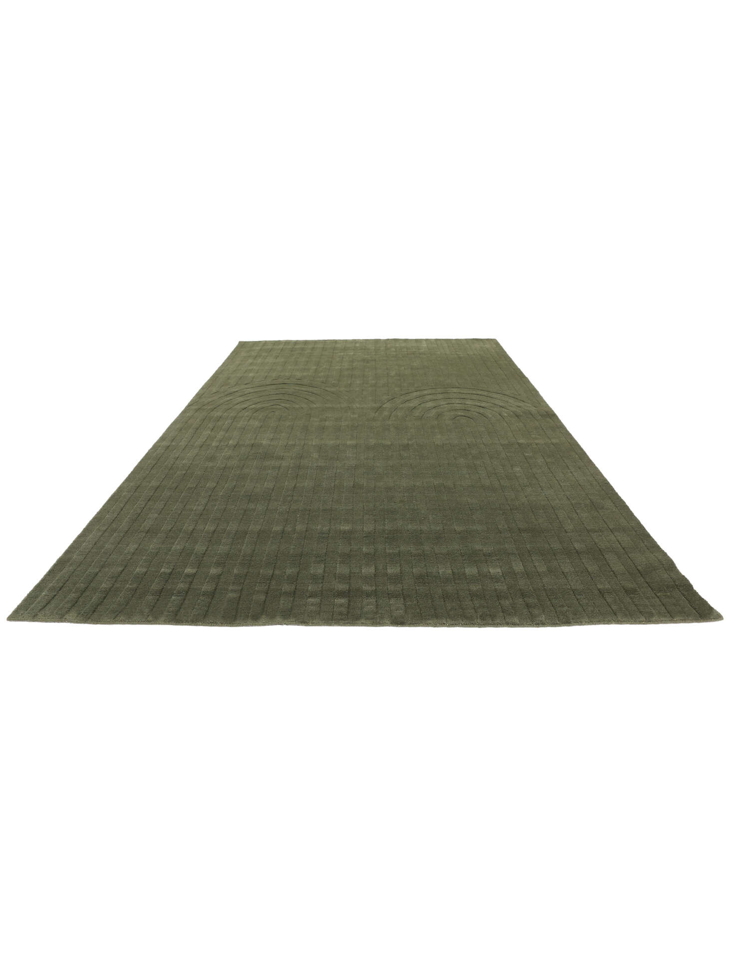Eve - Forest Green 200 x 300 cm Wool Rug - Rugvista