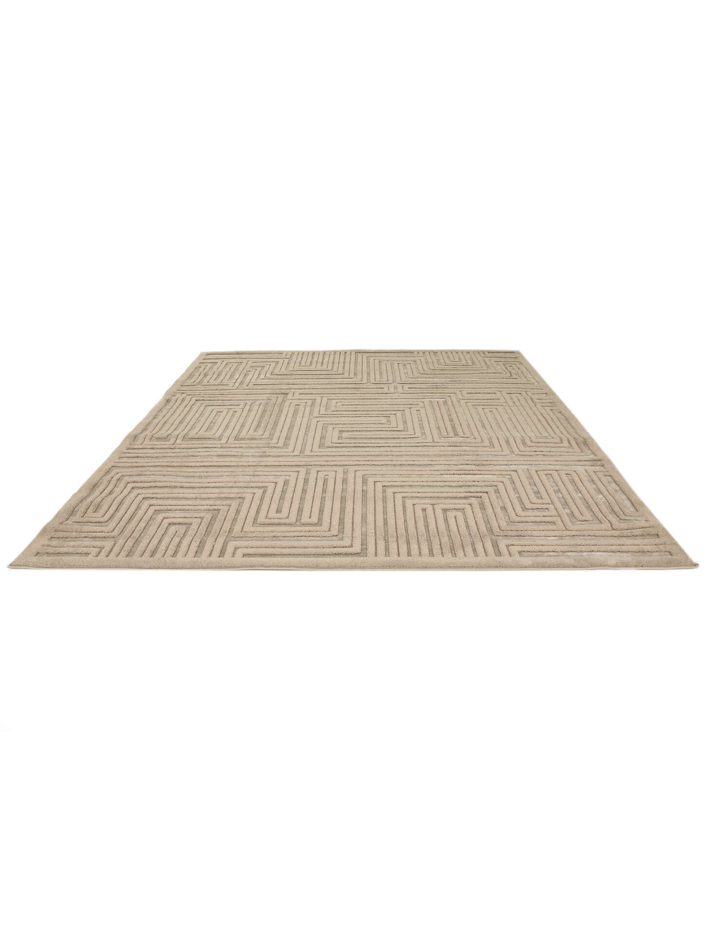 Millie - Beige 240 x 240 cm Rug - Rugvista