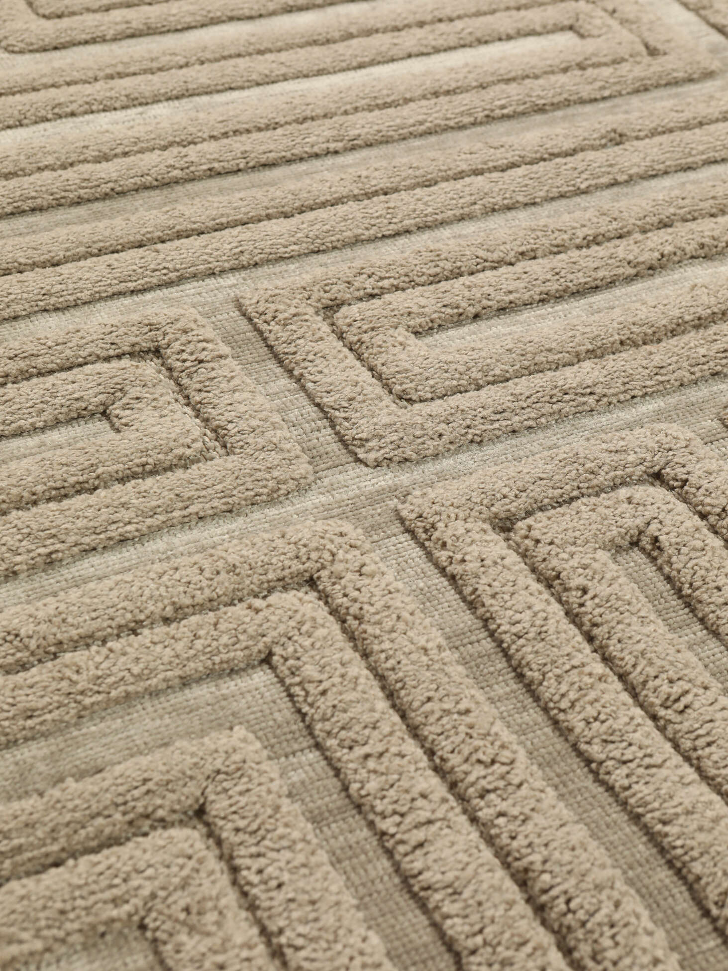 Millie - Beige 240 x 240 cm Rug - Rugvista