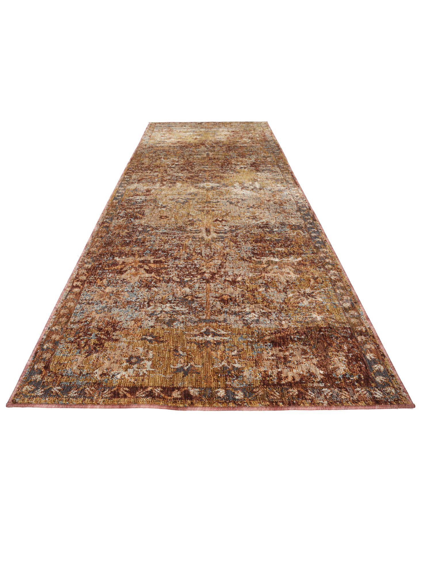 Omani - Rust Red, Runner 80 x 250 cm Rug - Rugvista