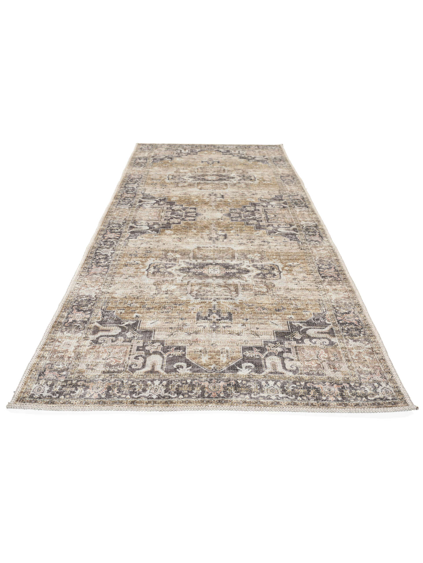 Rugvista Essential - Khalid Oriental - Musztardowa Żółć / Brunatny ...