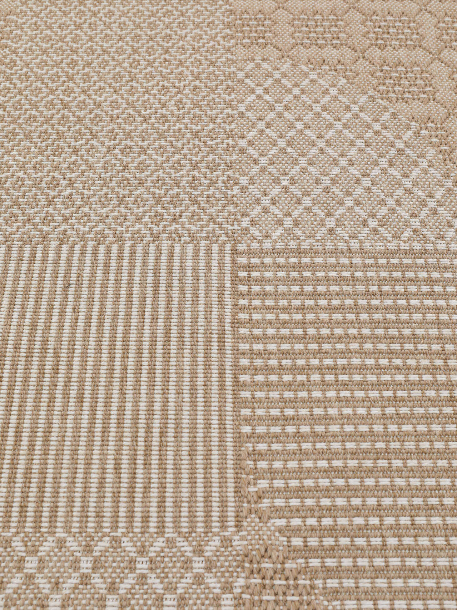 Rugvista Essential - Mykonos - White / Beige 160 x 230 cm Rug - Rugvista