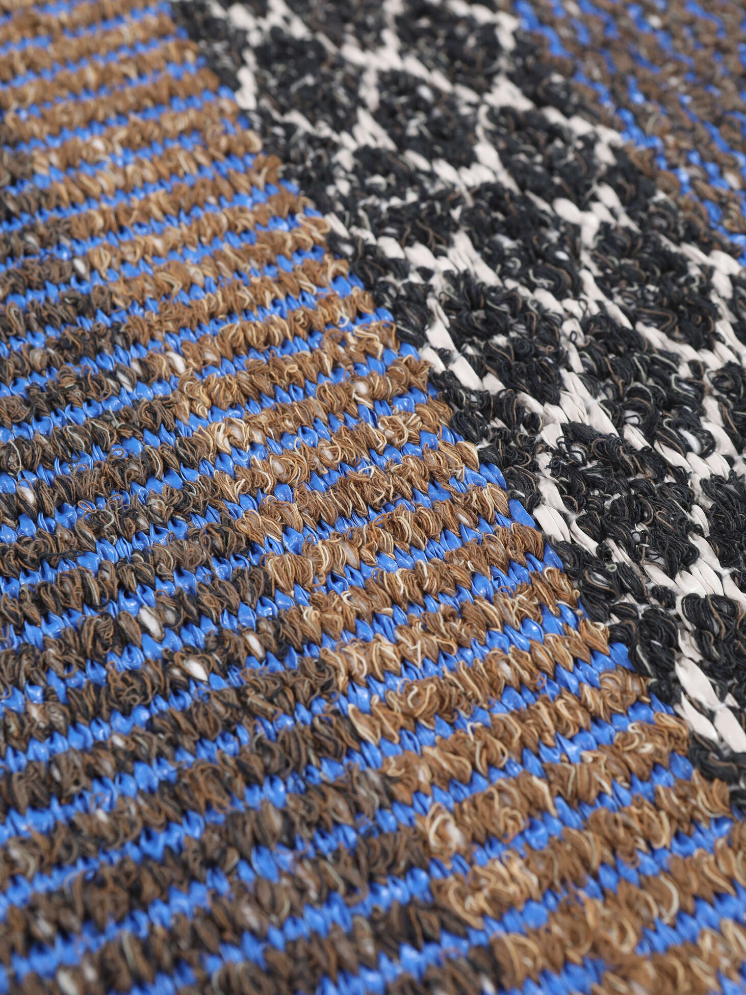 Matilda - Blue / Brown 70 x 150 cm Rug - Rugvista