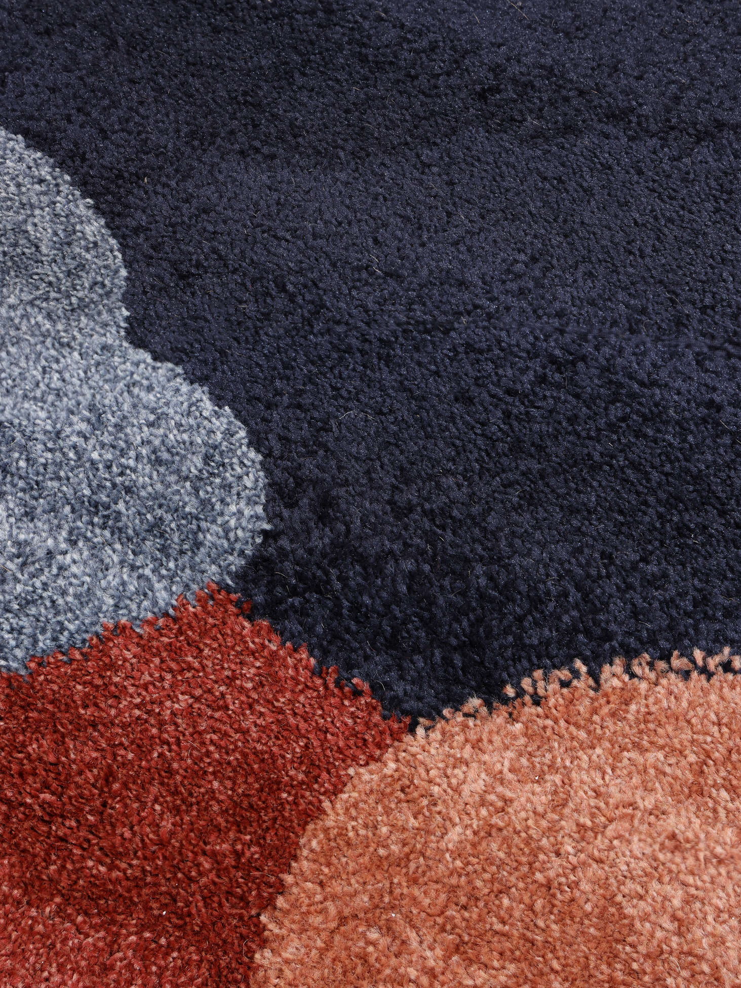 Rugvista Essential - Big Sur - Terracotta / Navy Blue 240 x 300 cm Rug ...