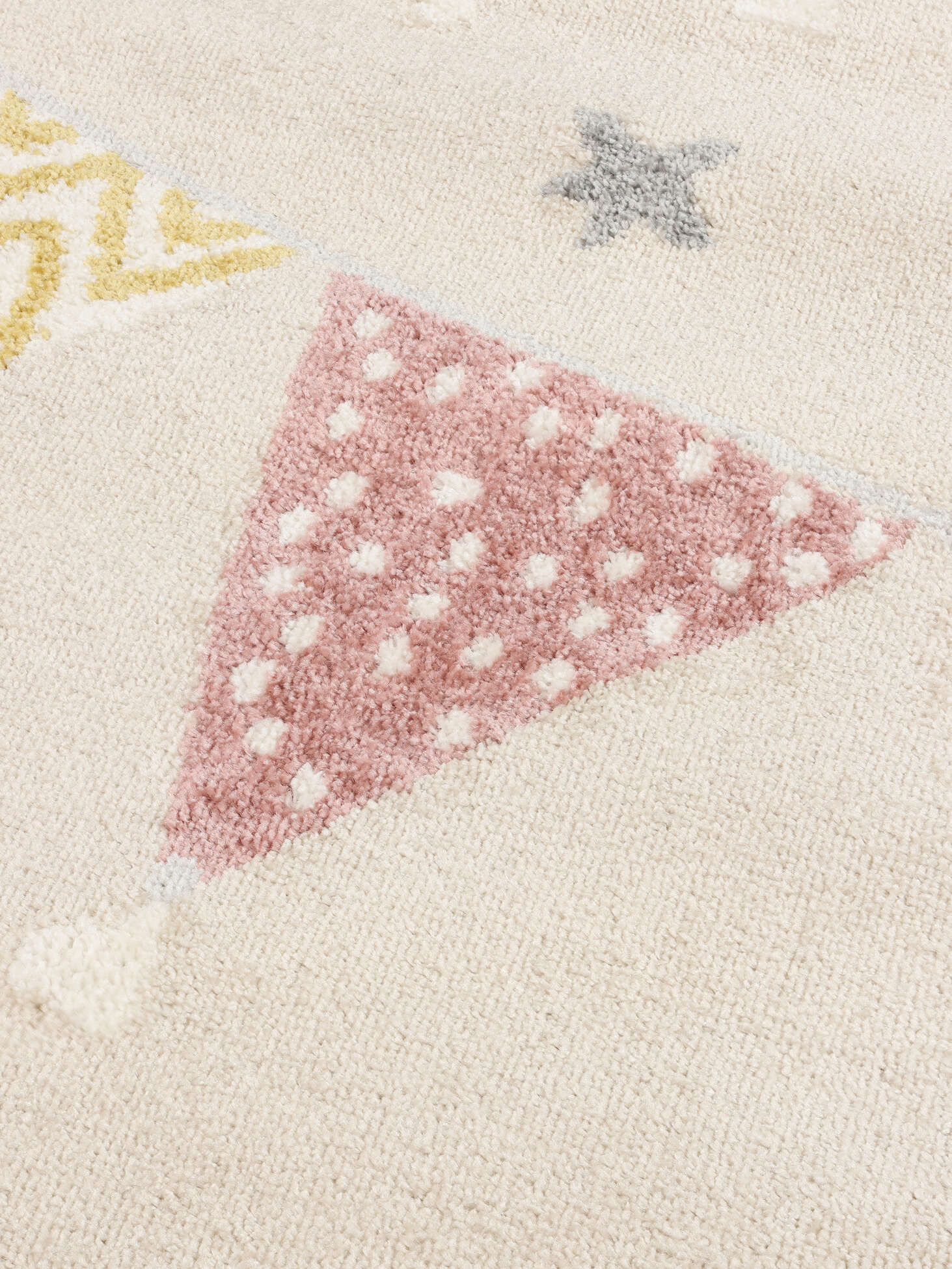 Rugvista Essential - Celebration - Beige / Pink, Round Ø 150 cm Rug ...