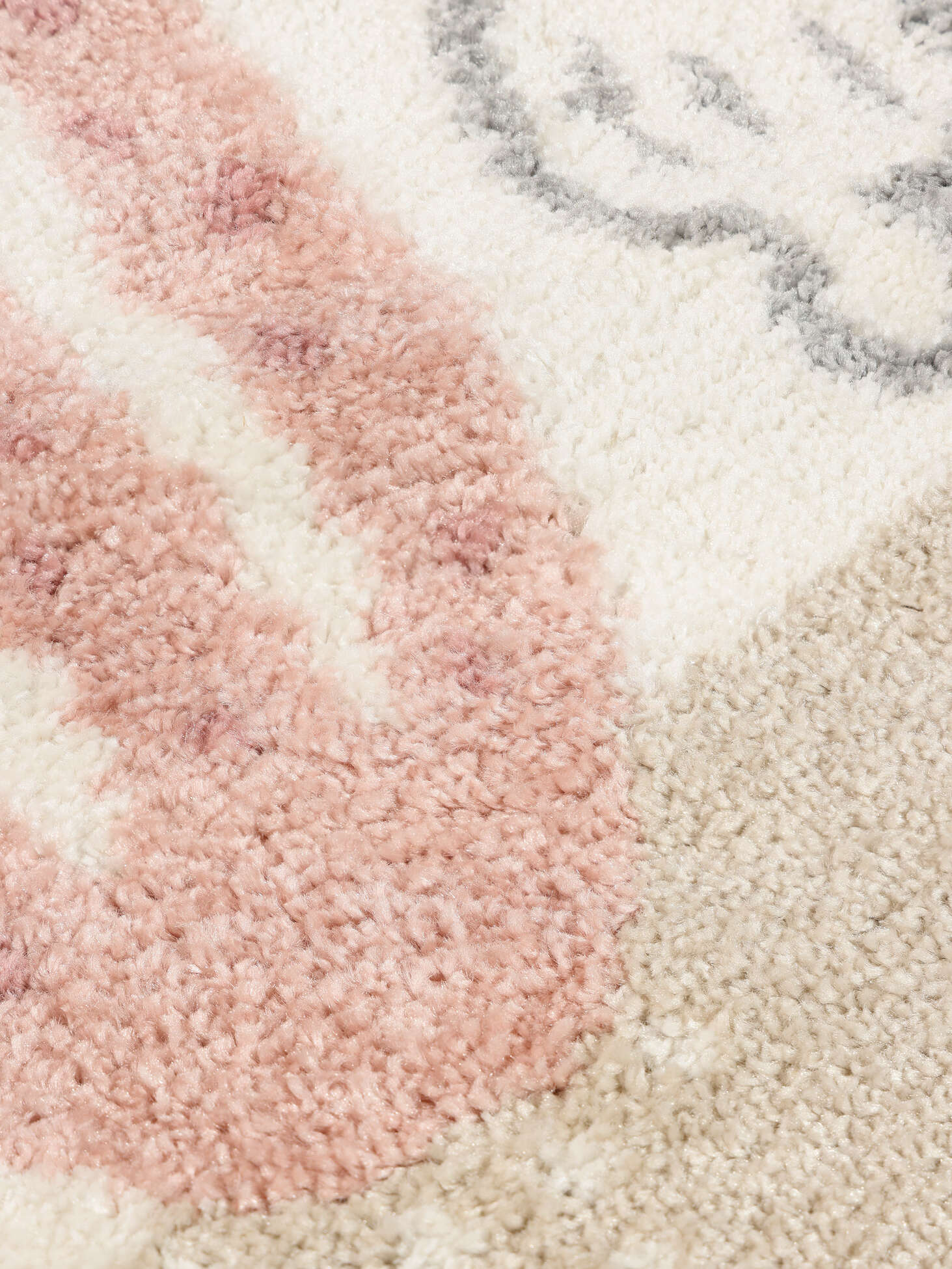 Rugvista Essential - Octo - Pink 140 x 200 cm Rug - Rugvista