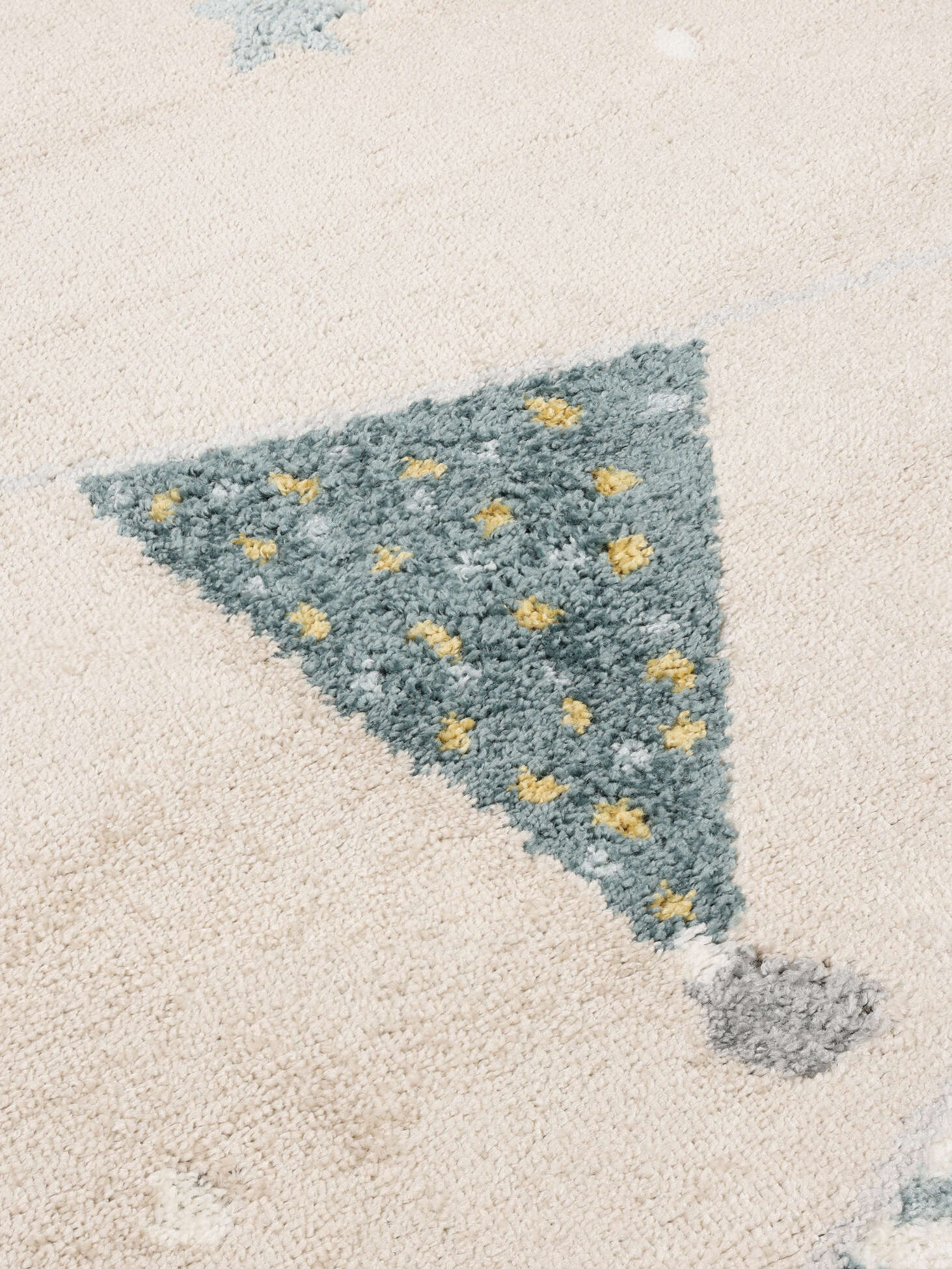 Rugvista Essential - Celebration - Beige / Blue, Round Ø 150 cm Rug ...