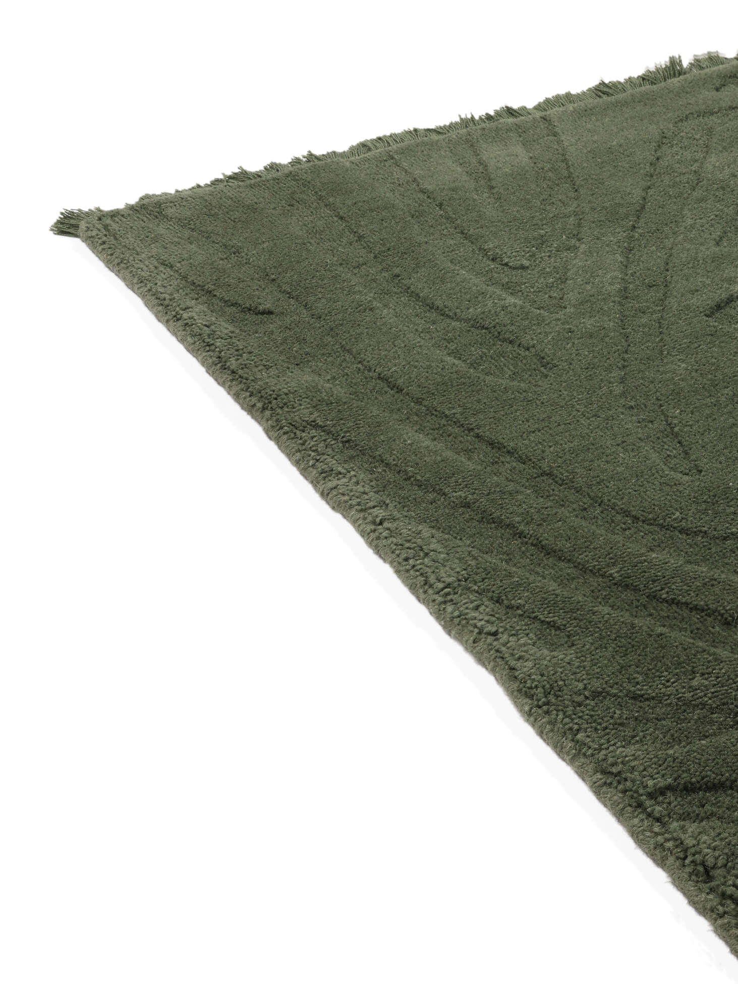 Sandstorm - Forest Green 200 x 300 cm Wool Rug - Rugvista