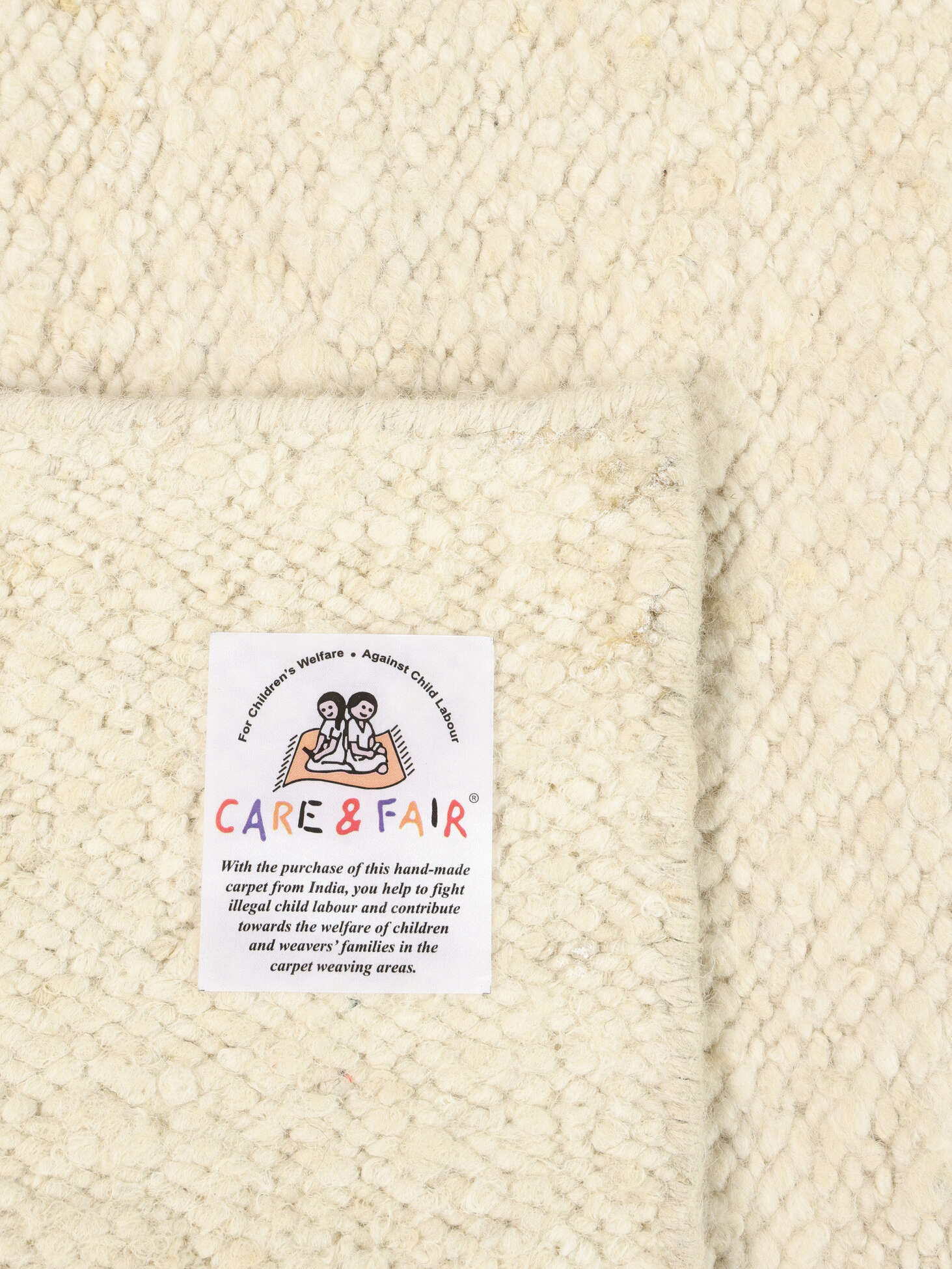 Popcorn - Natural White 200 x 300 cm Wool Rug - Rugvista