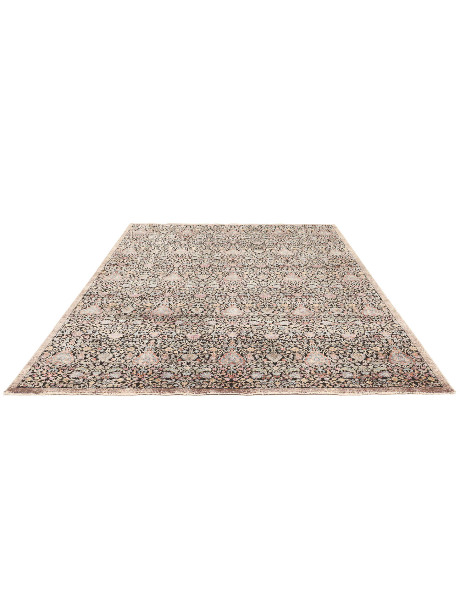 Gardenia - Black / Multicolor 200 x 300 cm Rug - Rugvista