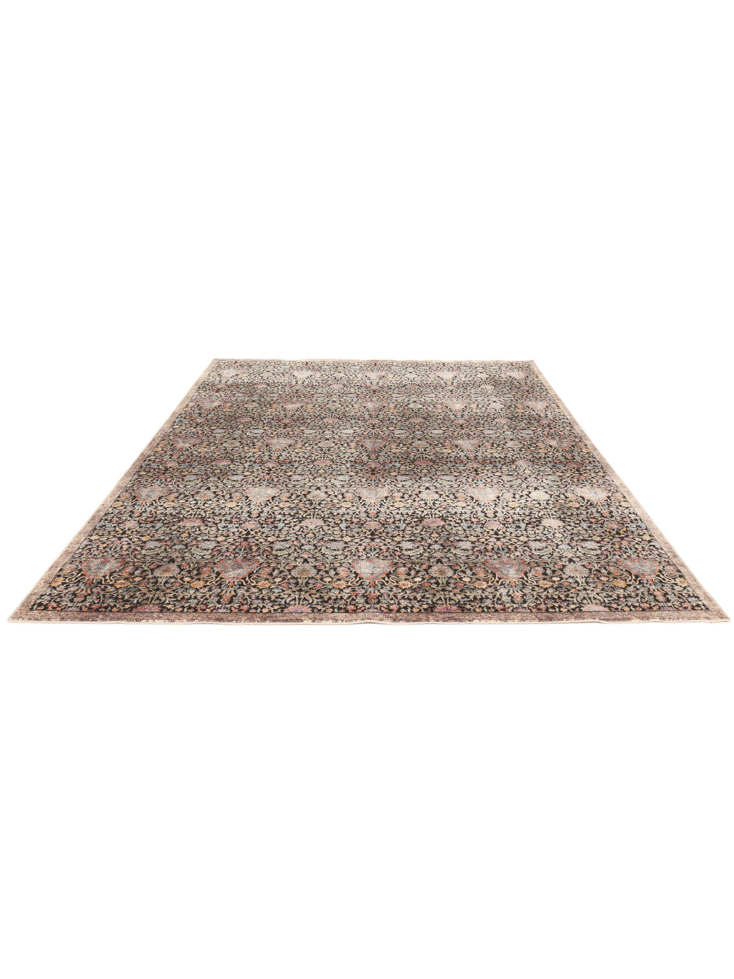 Gardenia - Black / Multicolor 200 x 300 cm Rug - Rugvista