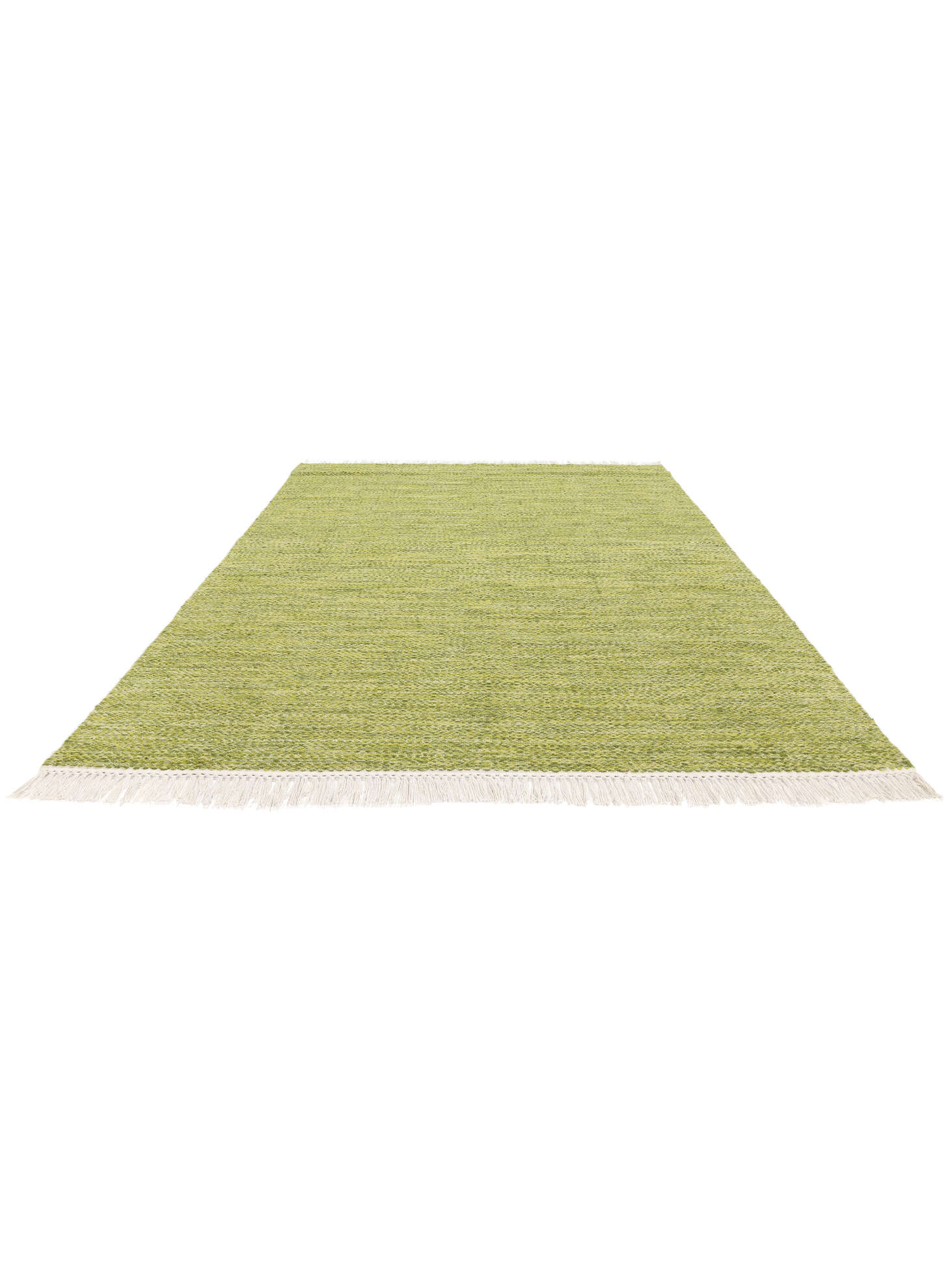 Diamond Wool - Green 140 x 200 cm Wool Rug - Rugvista