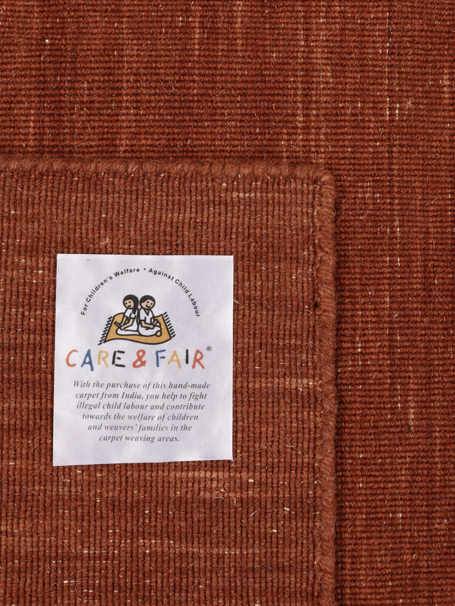 Kilim loom - Rust Red 200 x 300 cm Wool Rug - Rugvista