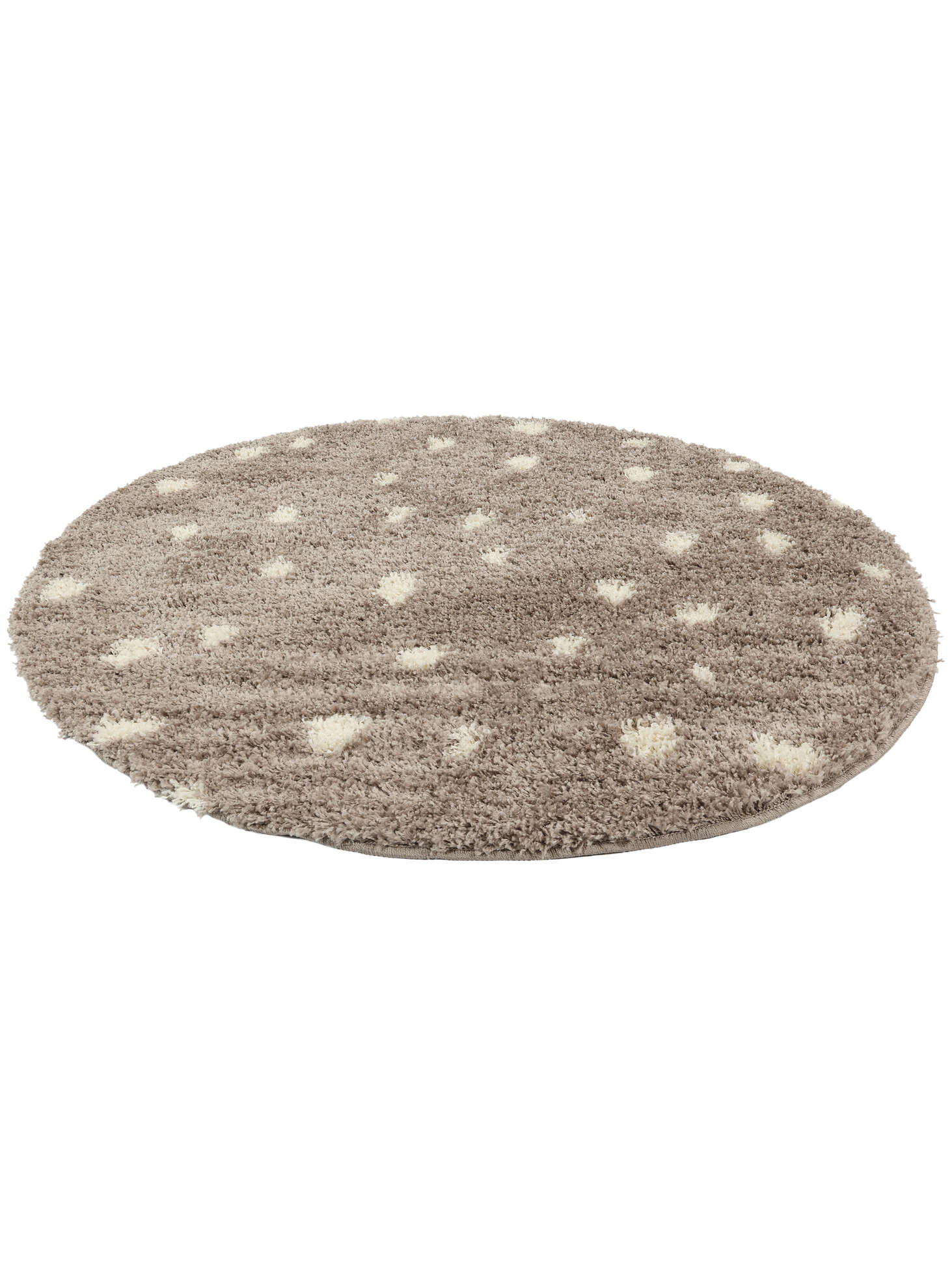 Rugvista Essential - Polly - Greige / Off White, Round Ø 150 cm Rug ...