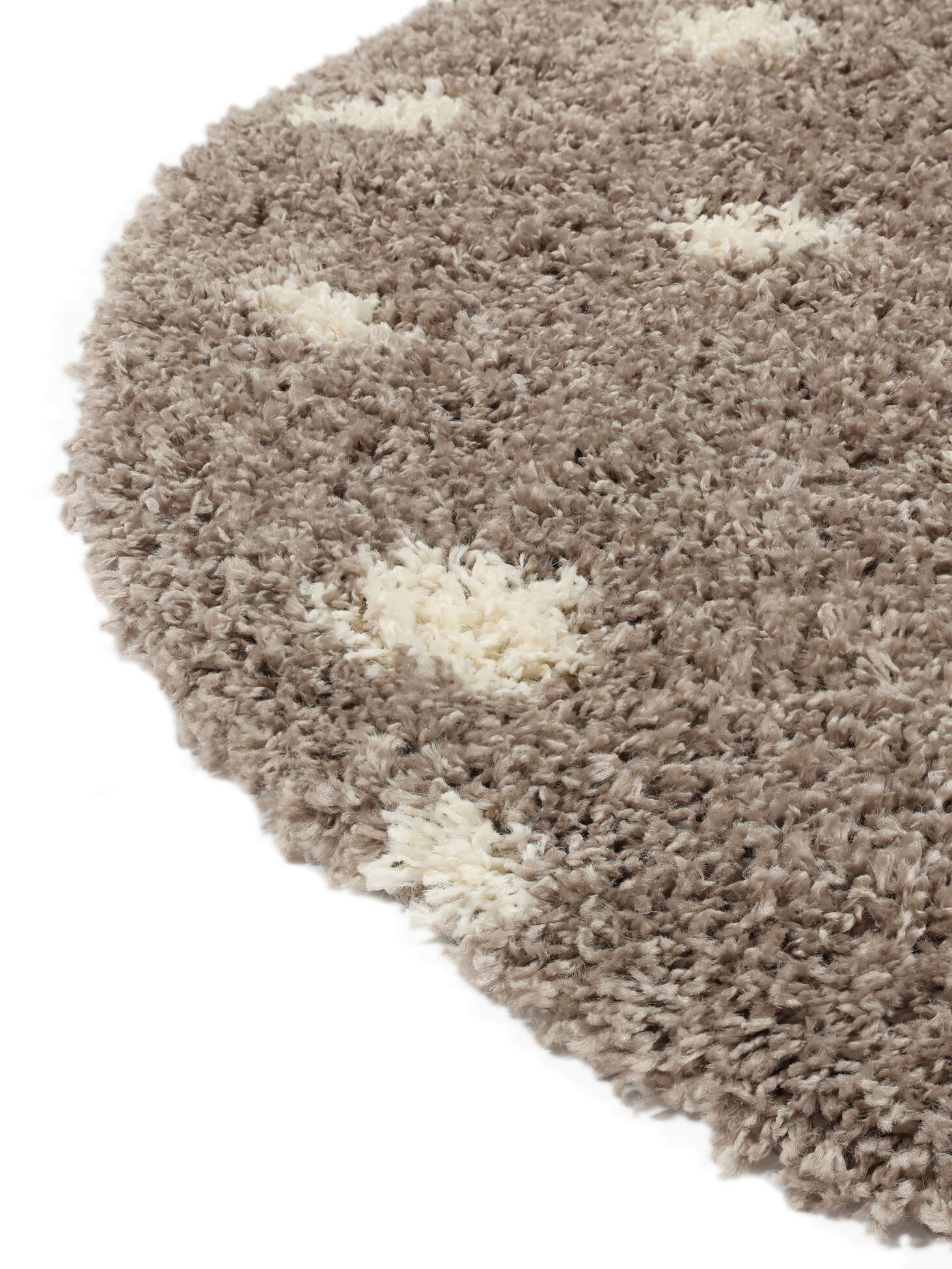 Rugvista Essential - Polly - Greige / Off White, Round Ø 150 cm Rug ...