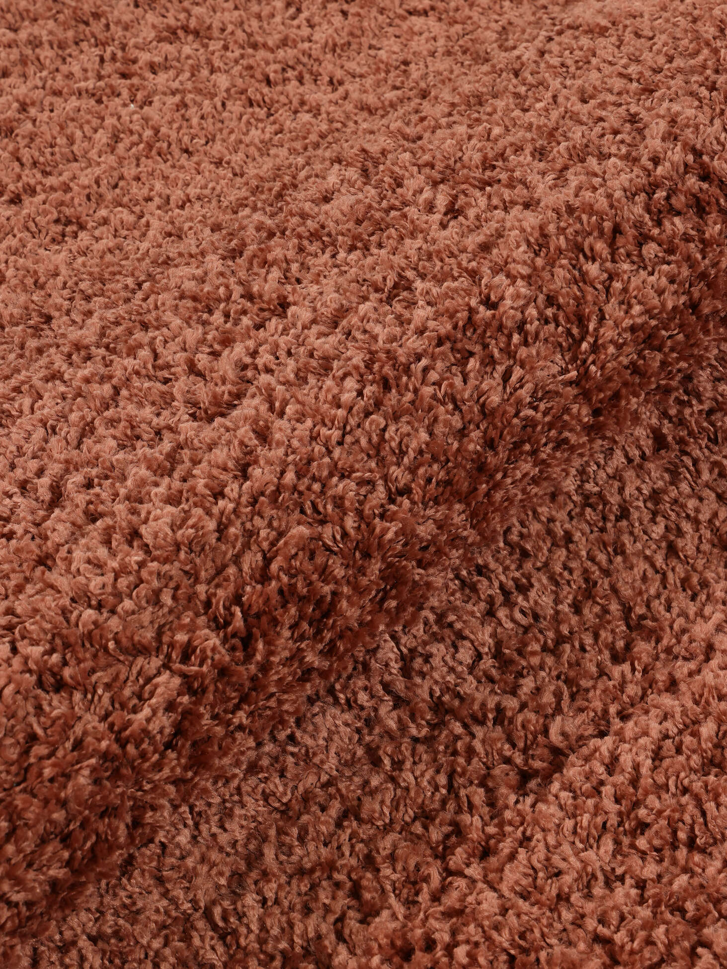 Rugvista Essential - Aris - Rust Red, Round Ø 200 cm Rug - Rugvista