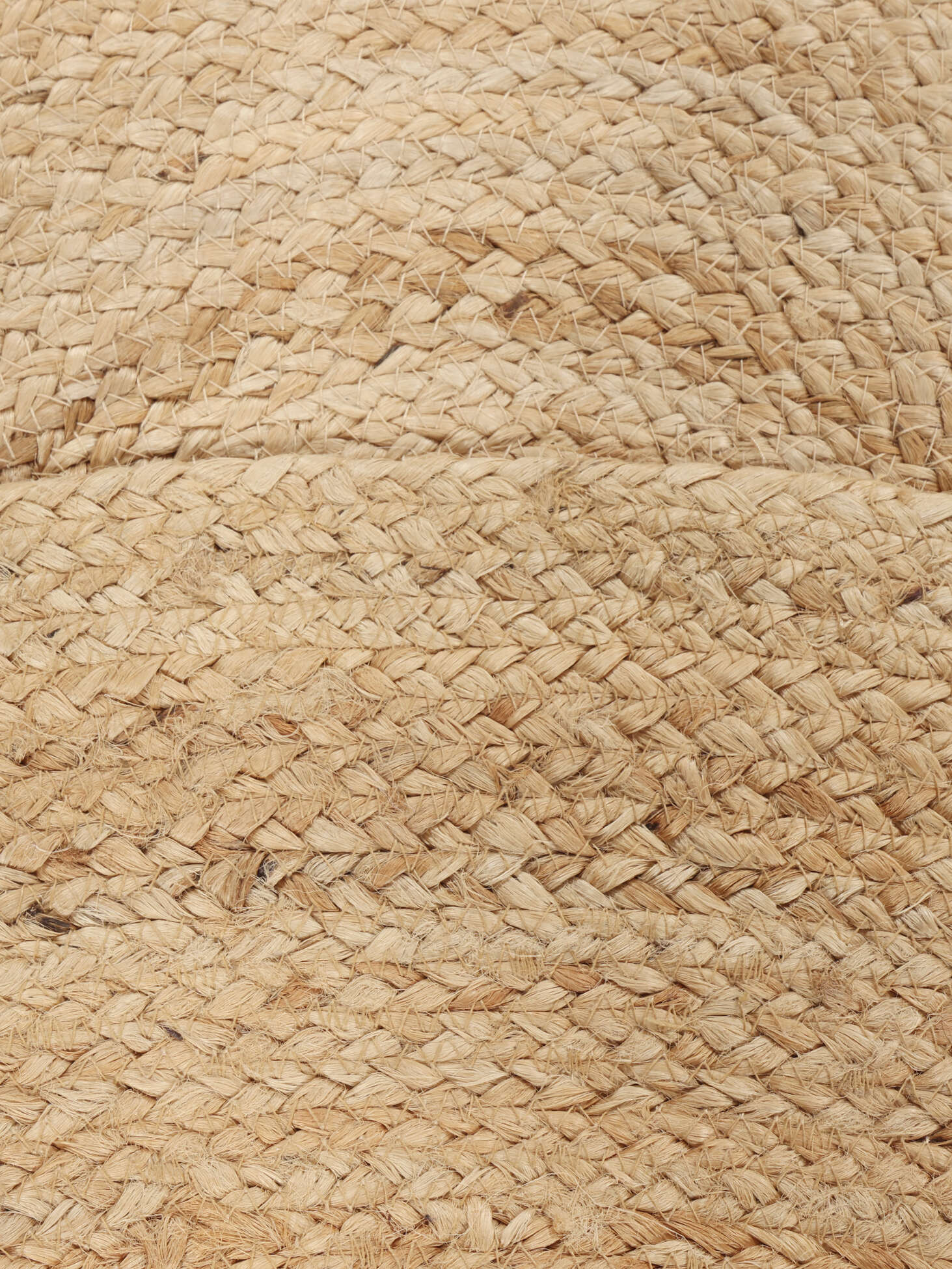 Pella - Beige, Round Ø 100 cm Jute Rug - Rugvista