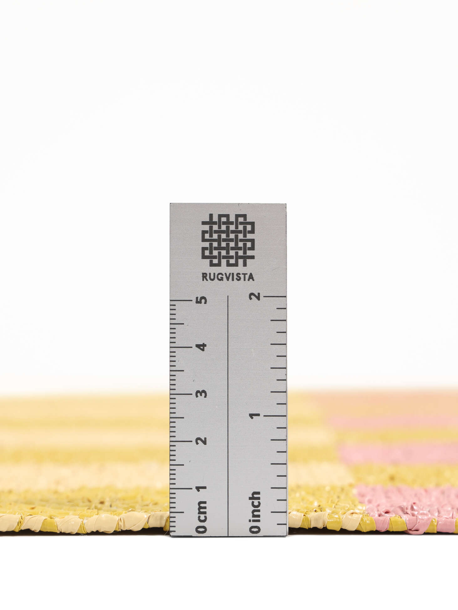 Favola - Pink / Yellow, Runner 70 x 250 cm Plastic Rug - Rugvista