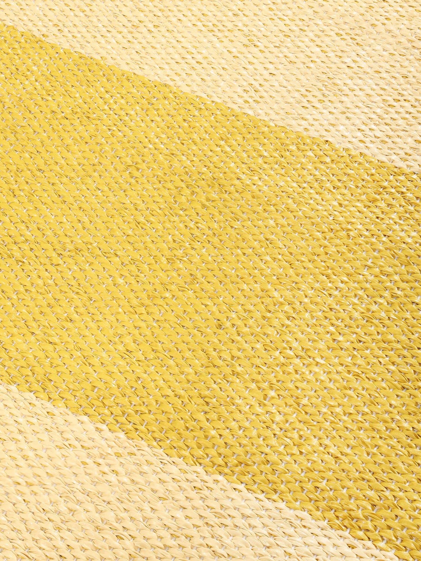 Emil - Light Yellow / Yellow, Runner 70 x 300 cm Plastic Rug - Rugvista