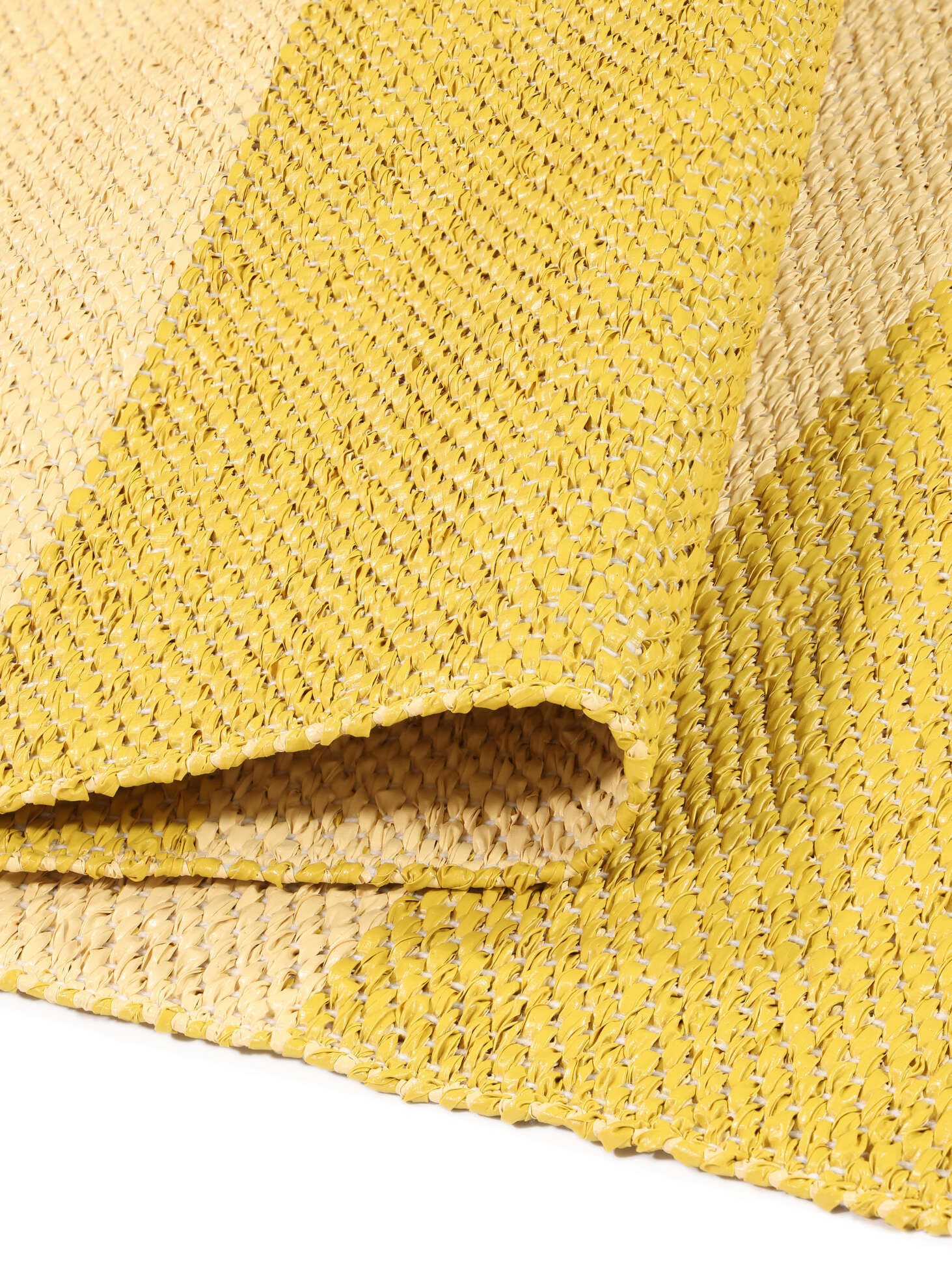 Emil - Lys Gul / Gul, Lang matte 70 x 300 cm Plastteppe - Rugvista