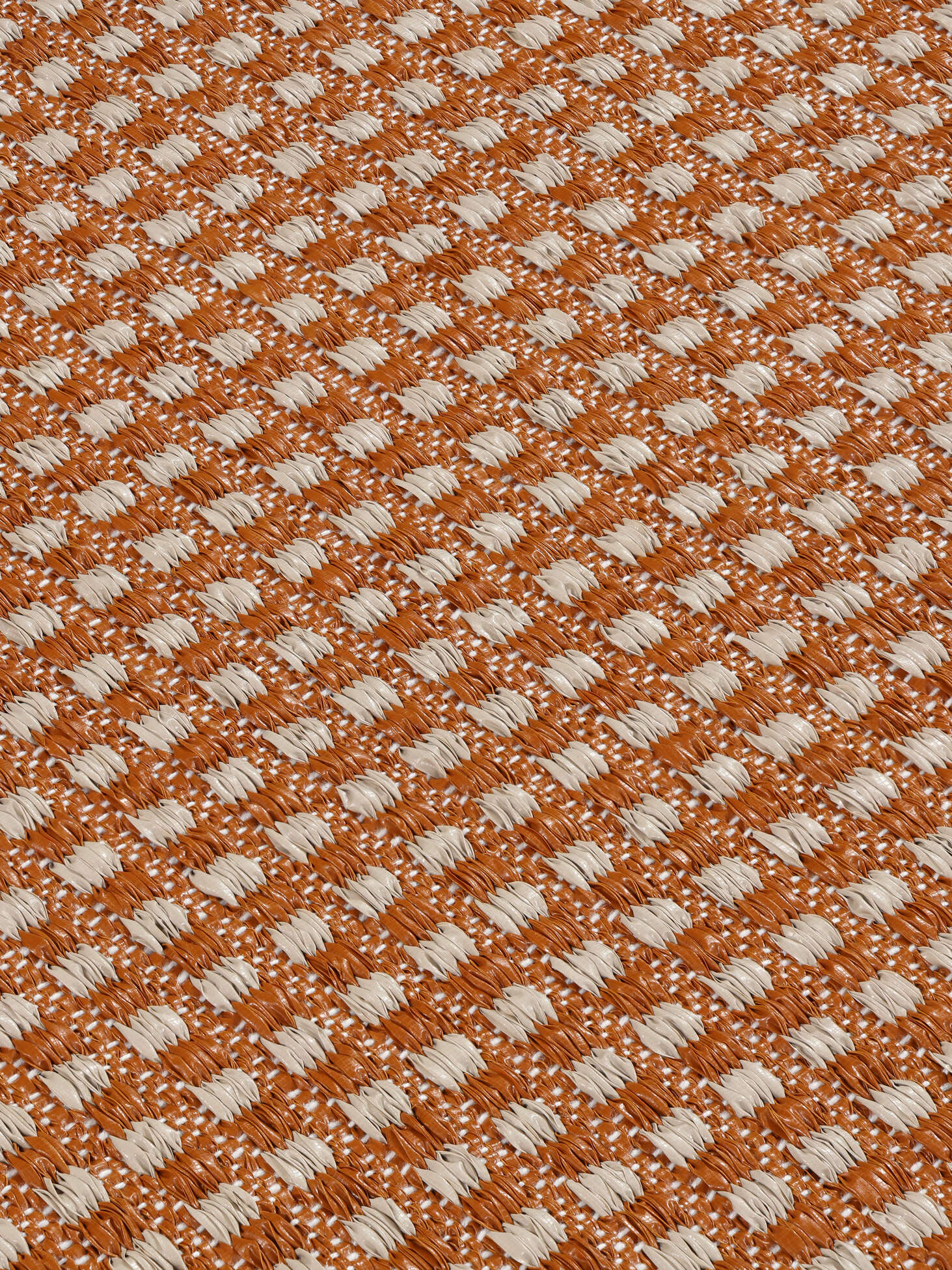 Bibbi - Rust Red 170 x 250 cm Plastic Rug - Rugvista