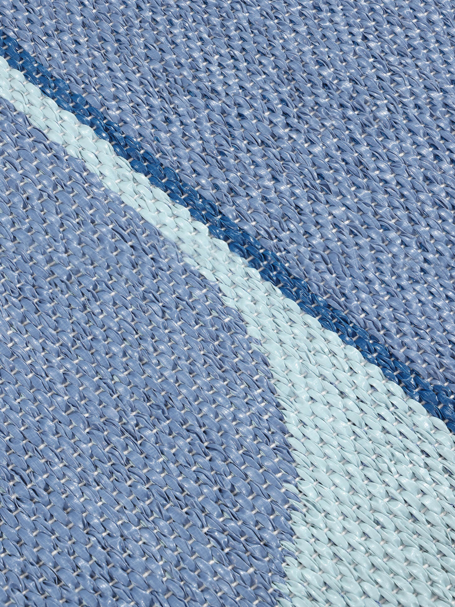 Blobber - Blue, Runner 70 x 200 cm Plastic Rug - Rugvista