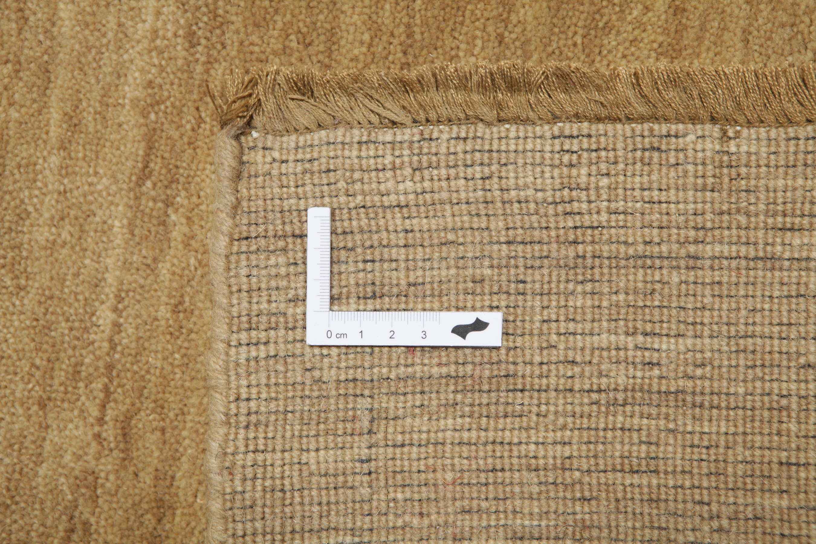 Handloom fringes - Beige, Avlång 80 x 400 cm Ullmatta - Rugvista