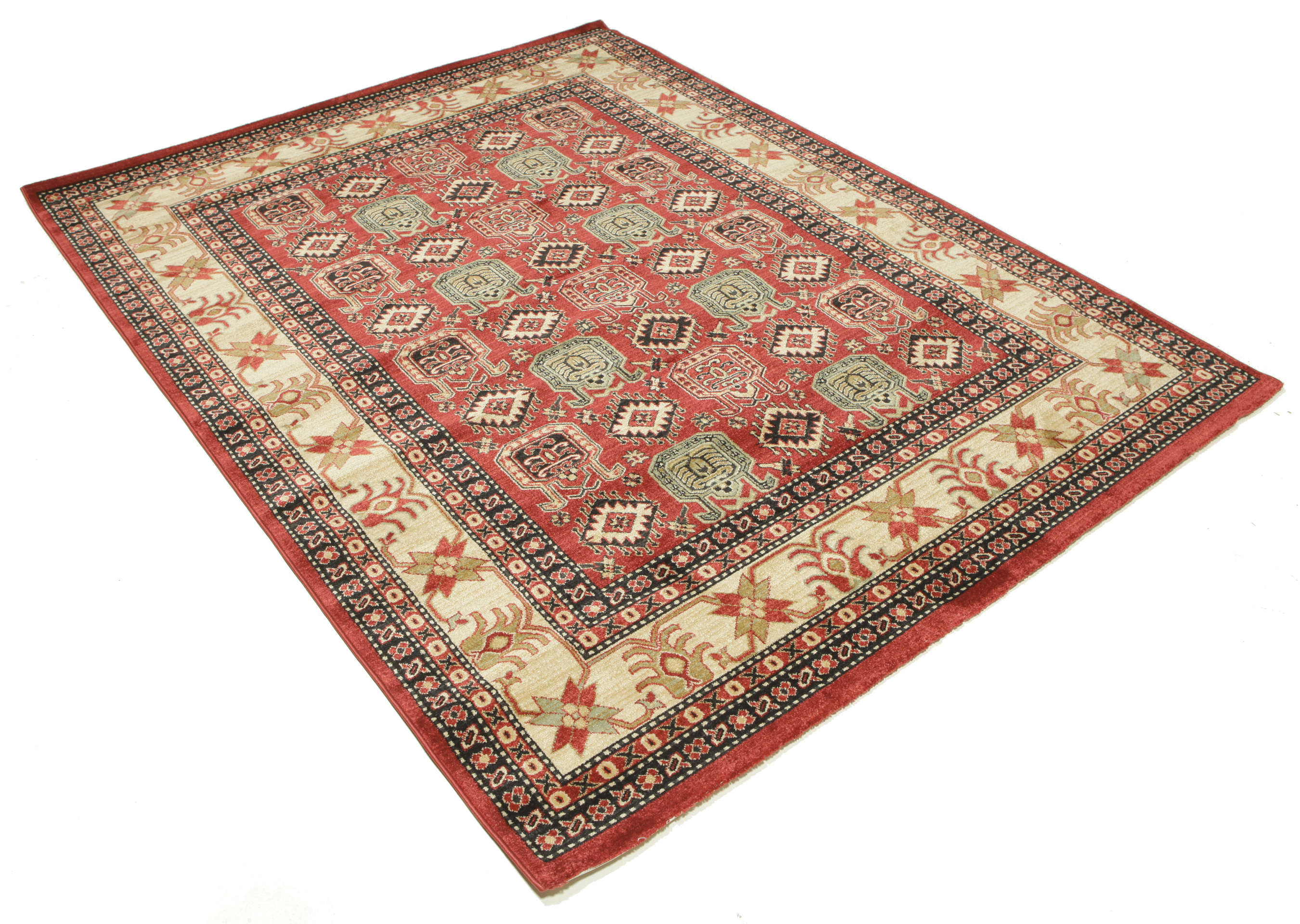 Kazak Simav - Red / Beige 200 x 250 cm Rug - Rugvista