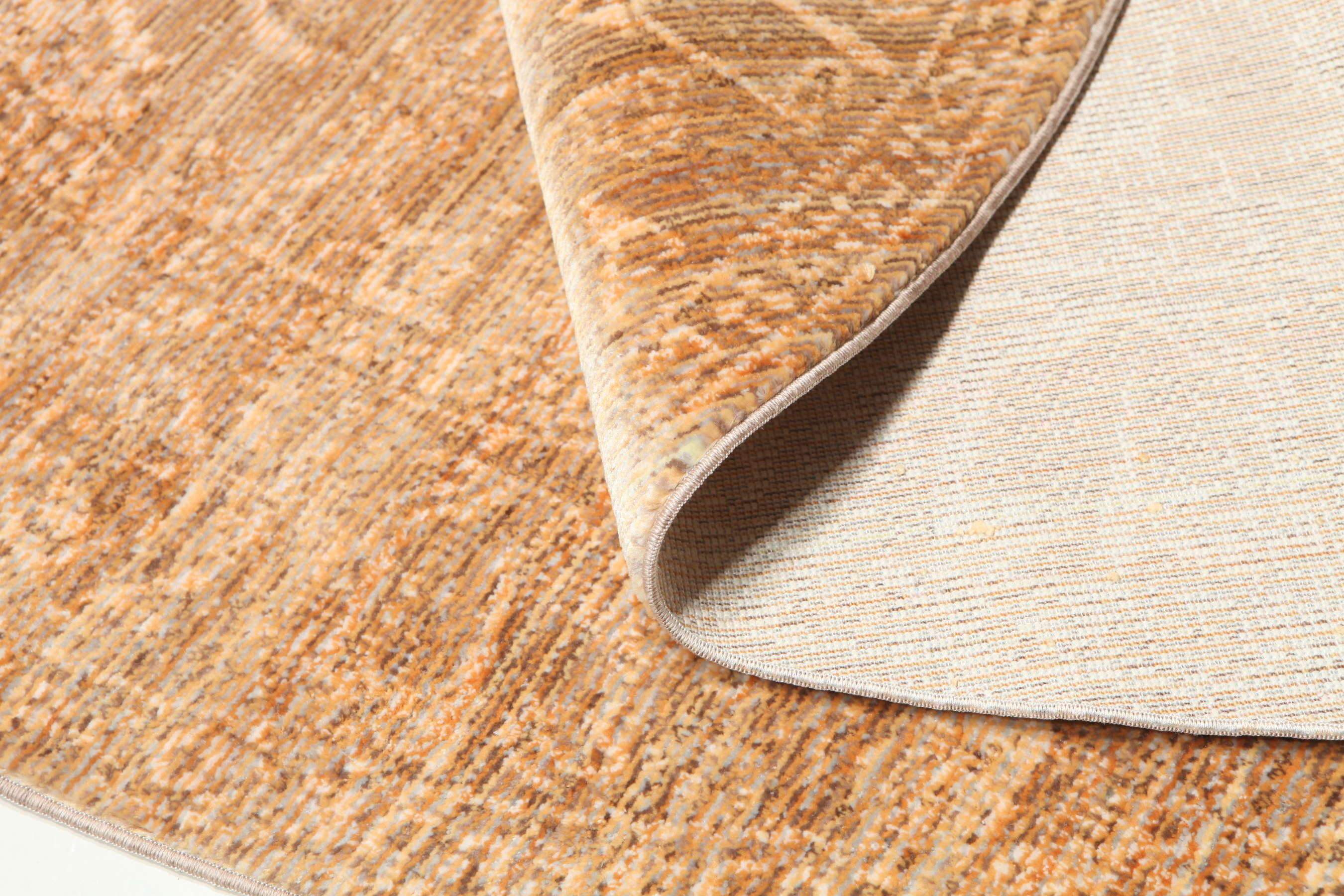 Maharani - Rust Red, Round Ø 150 cm Rug - Rugvista